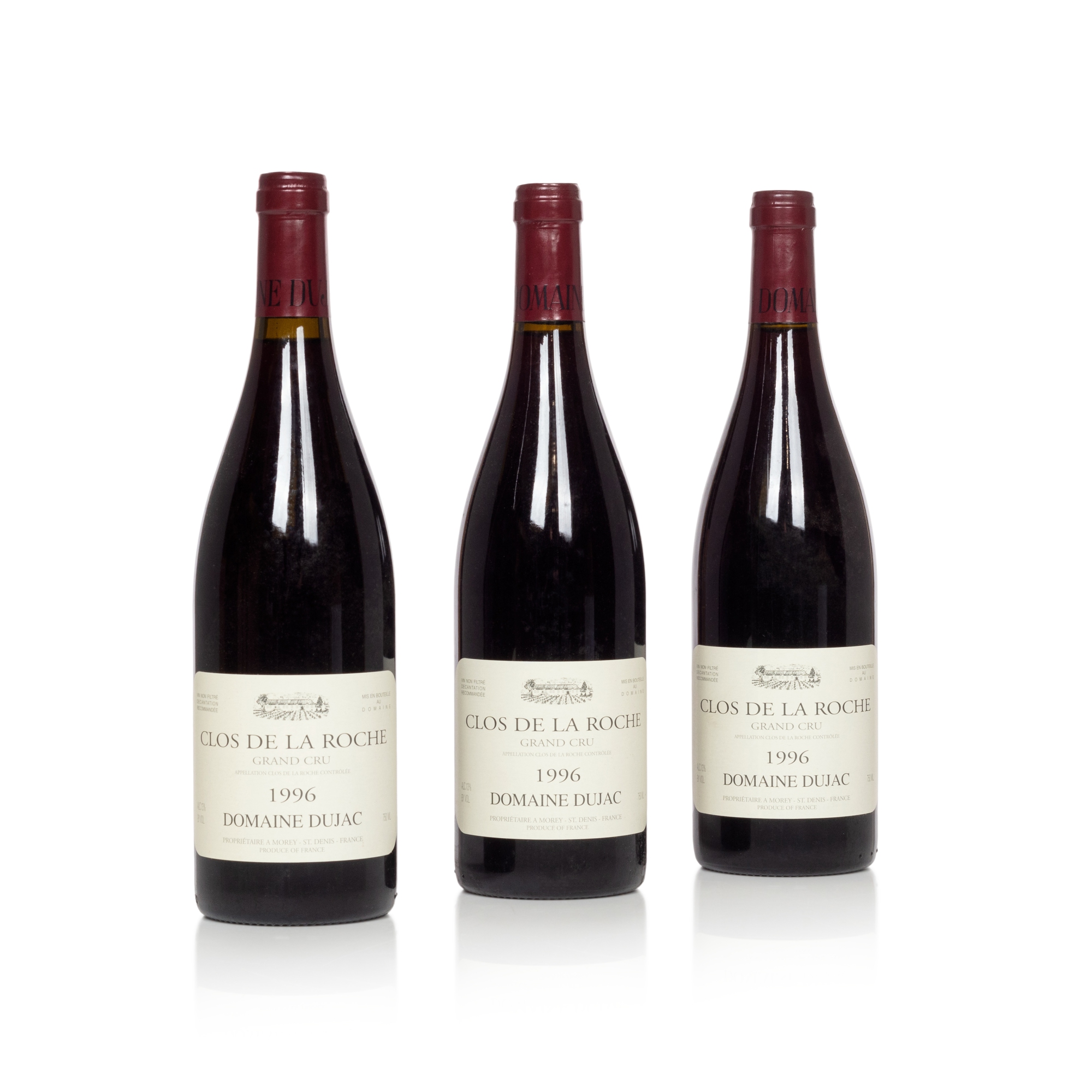 Clos de la Roche 1996 Domaine Dujac (3 BT) | The Provenance Collection ...