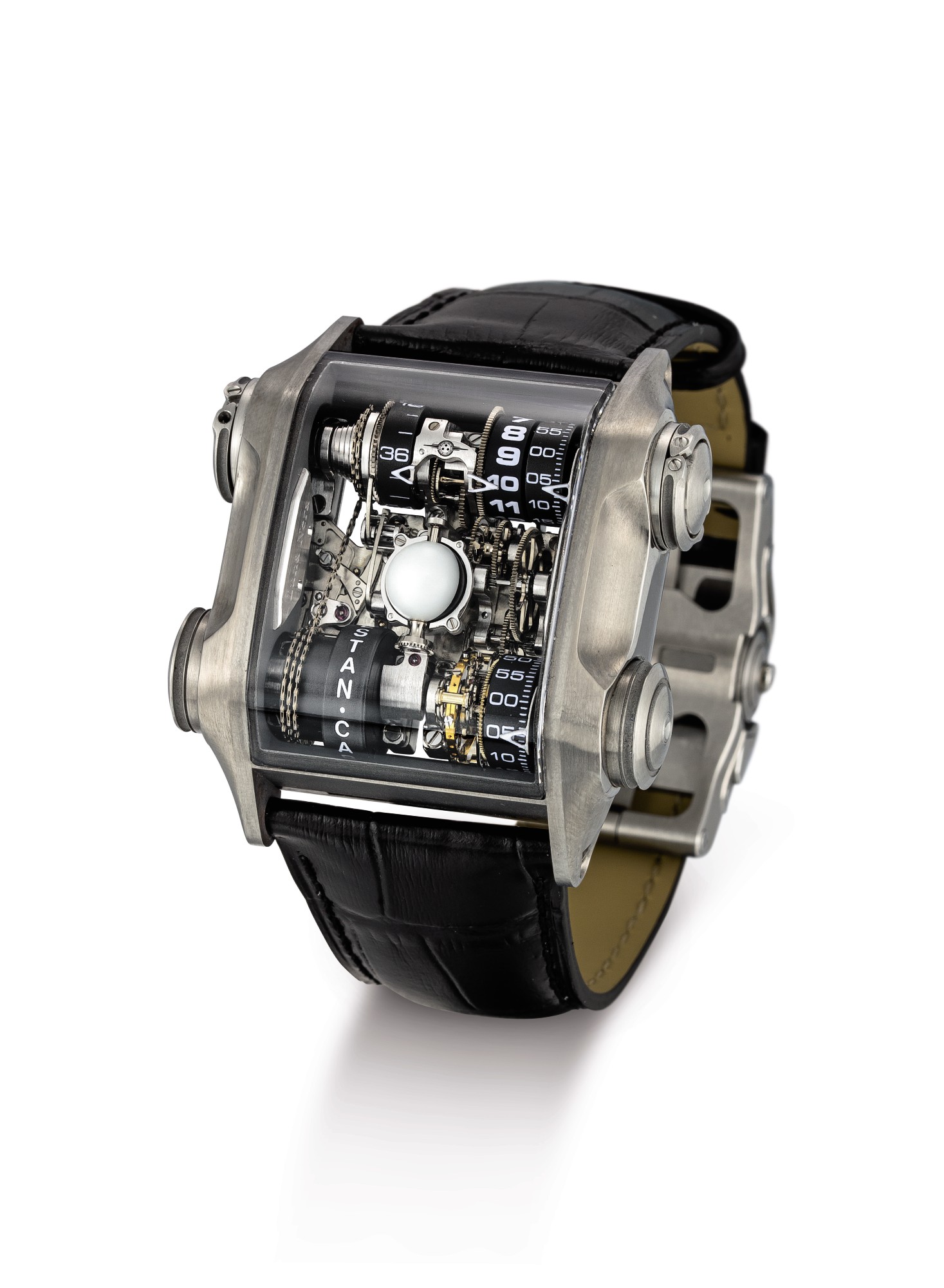 CABESTAN | LUNA NERA, A LIMITED EDITION TITANIUM SKELETONISED VERTICAL ...