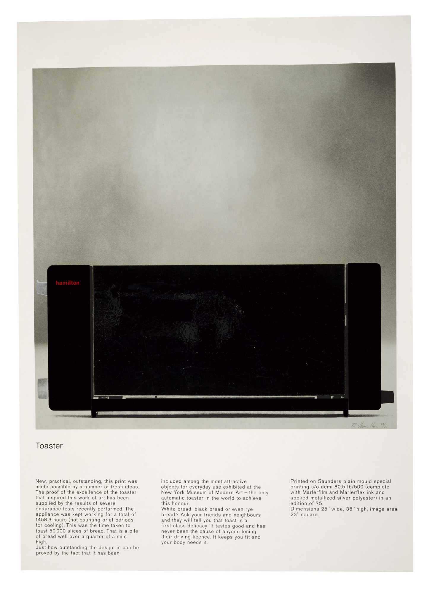 Toaster (L. 63) | Made in Britain | 2022 | Sotheby's