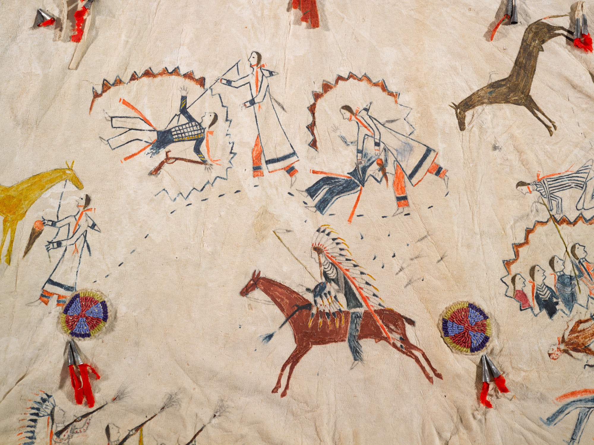 Shoshone Pictorial Model Tipi Cover, Great Plains | The William K. du ...