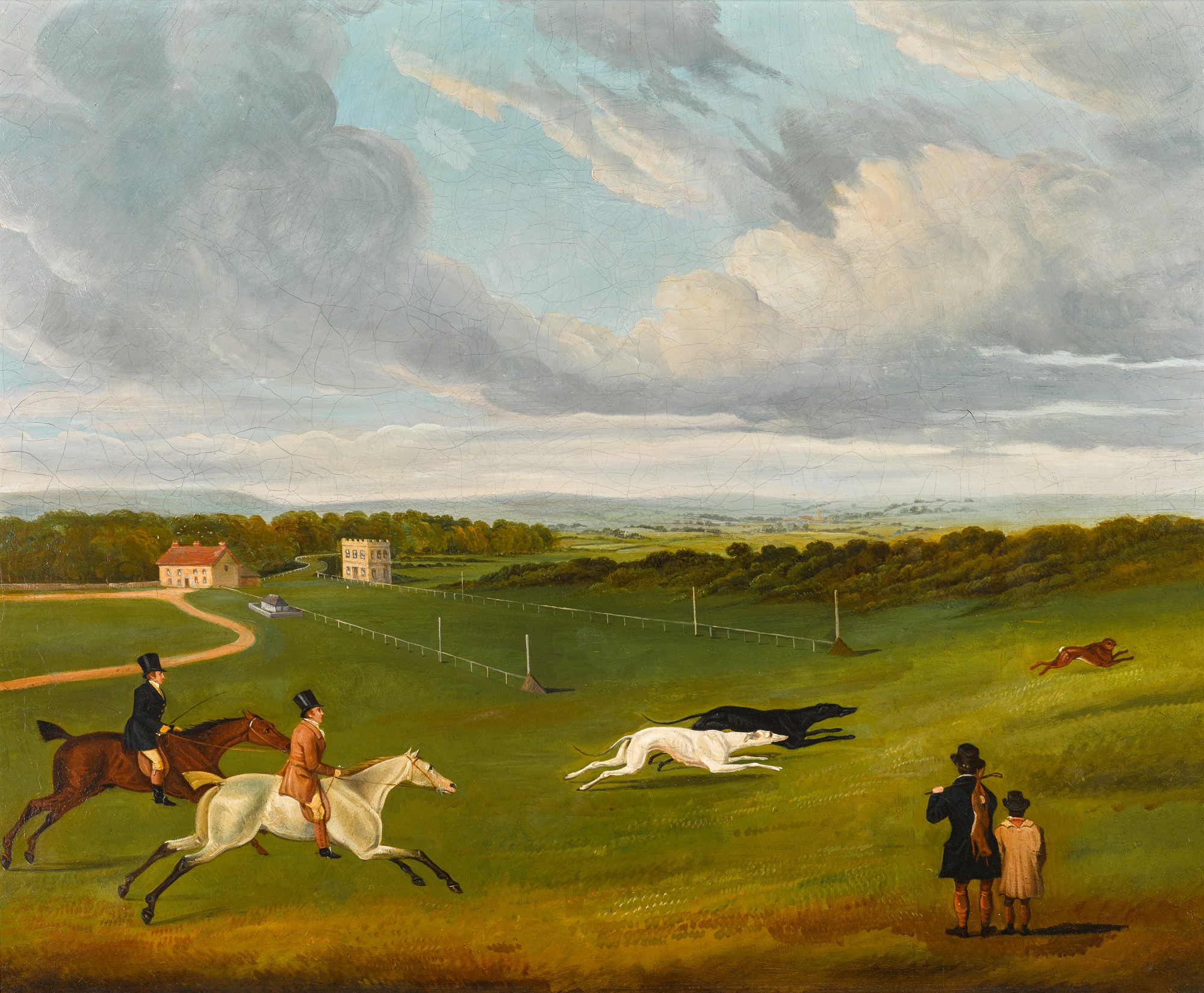 MANNER OF JOHN NOST SARTORIUS | A SET OF THREE PAINTINGS: 'THE CHASE ...