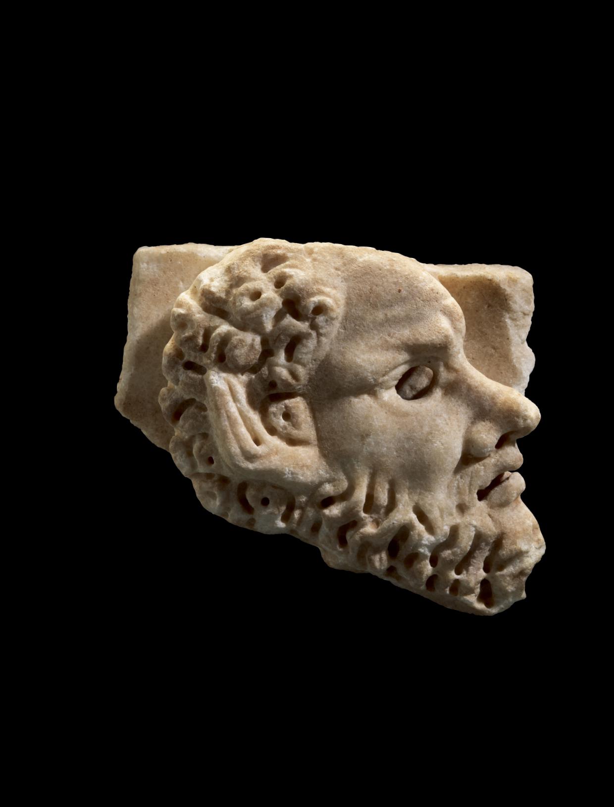 A ROMAN MARBLE RELIEF MASK OF A SATYR, 3RD CENTURY A.D. | Ancient ...