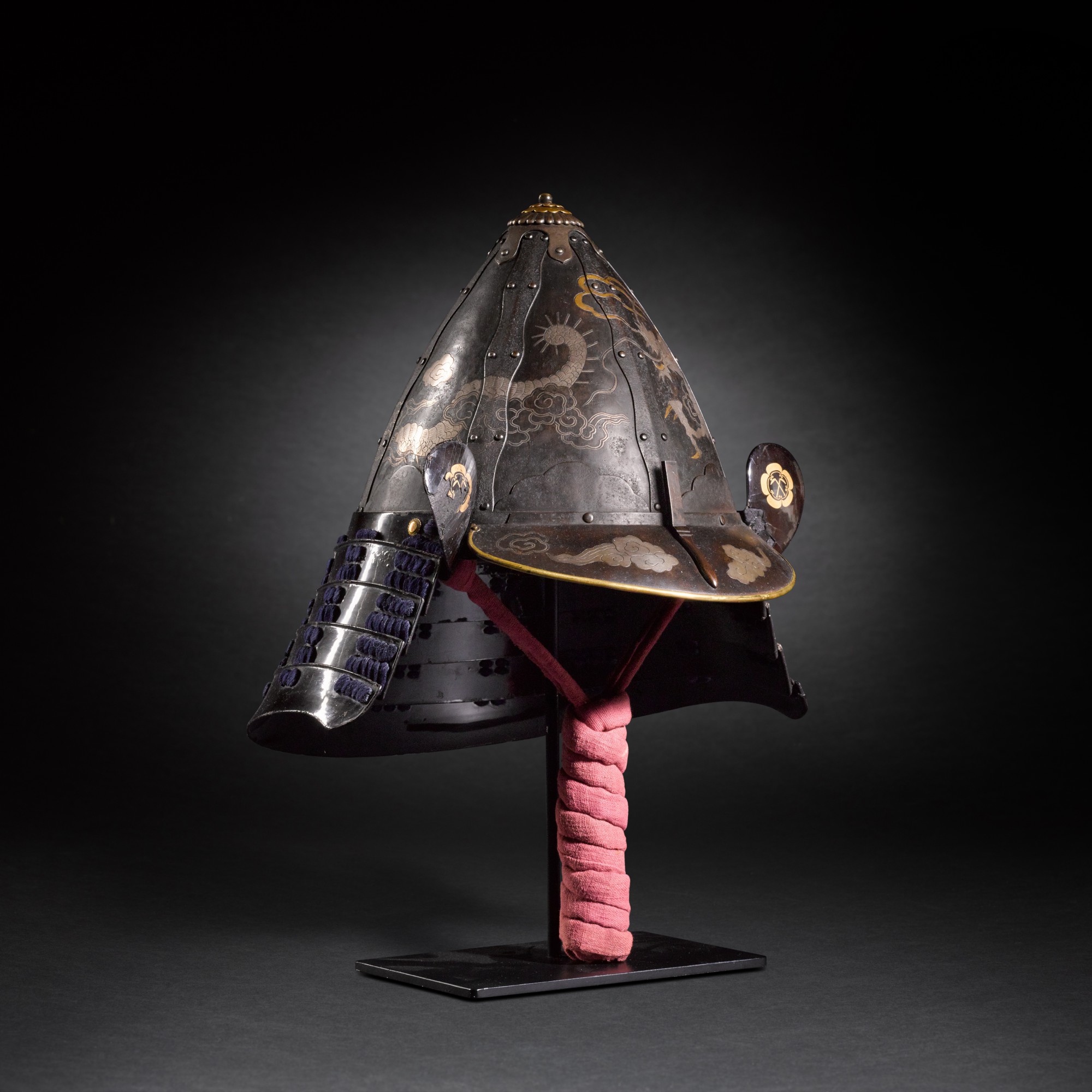 A rare toppai-nari kabuto [high-sided helmet] | Edo period, 18th ...