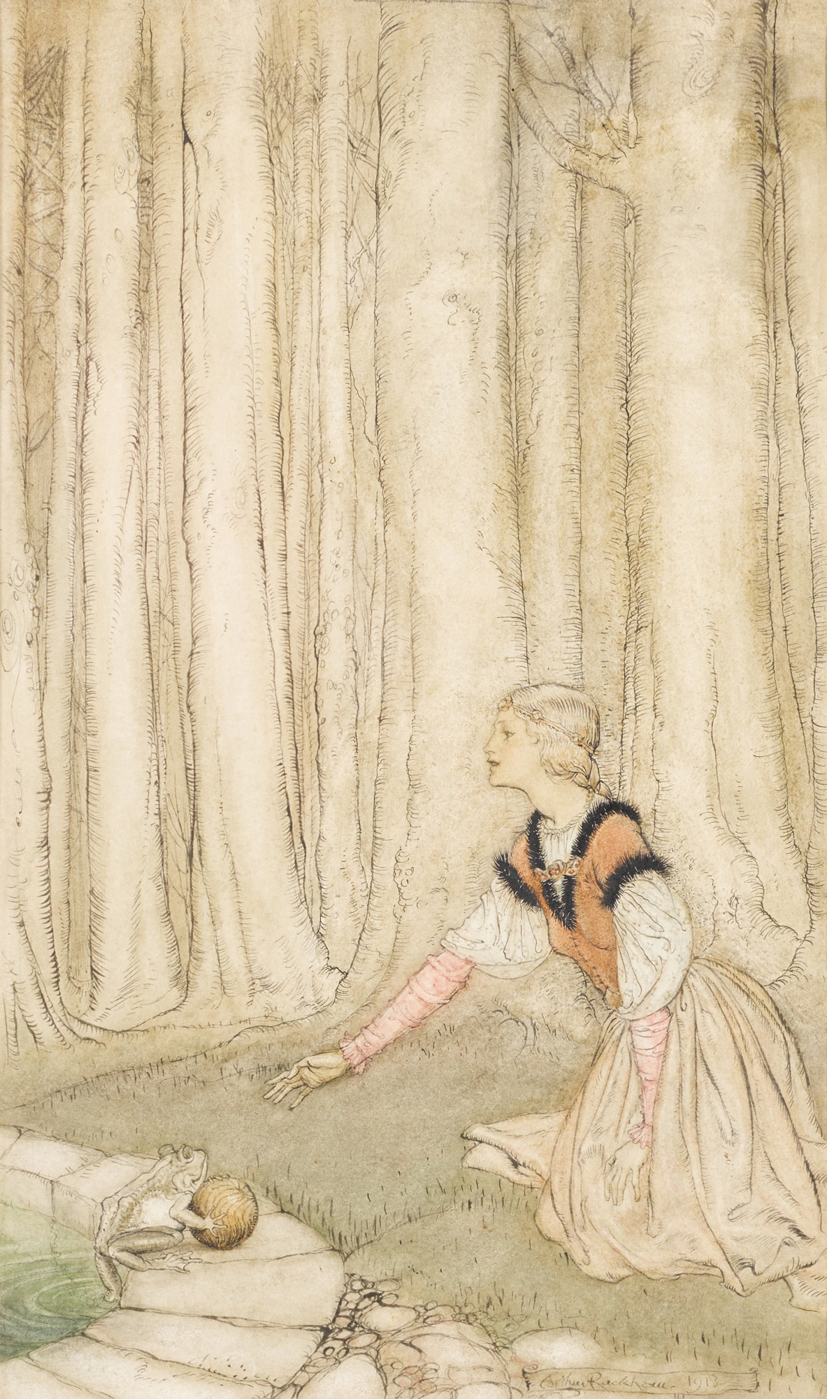 Arthur Rackham | Original illustration for Arthur Rackham's Book of ...