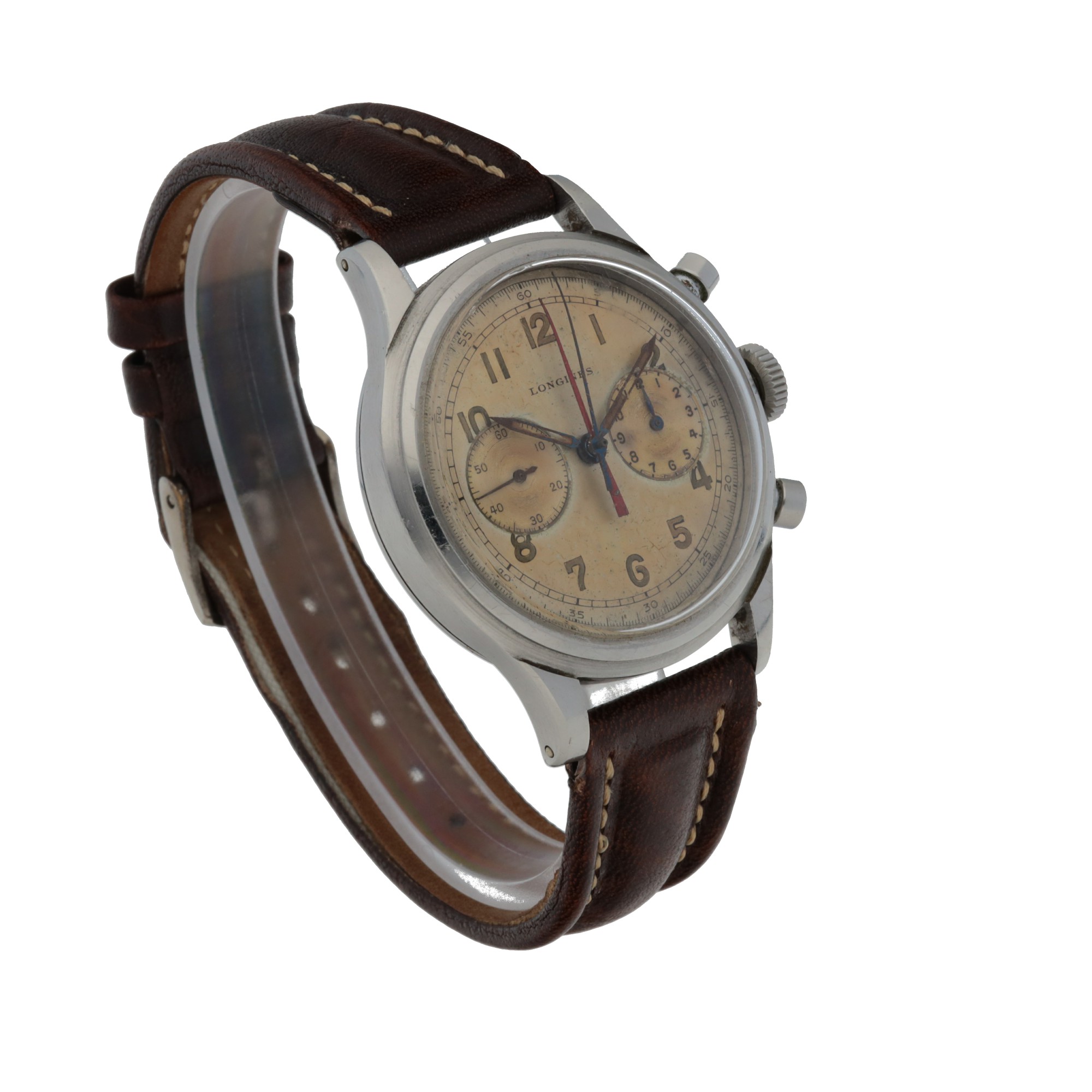 LONGINES | 'DOUBLE HAND', REF 5699 STAINLESS STEEL CHRONOGRAPH ...