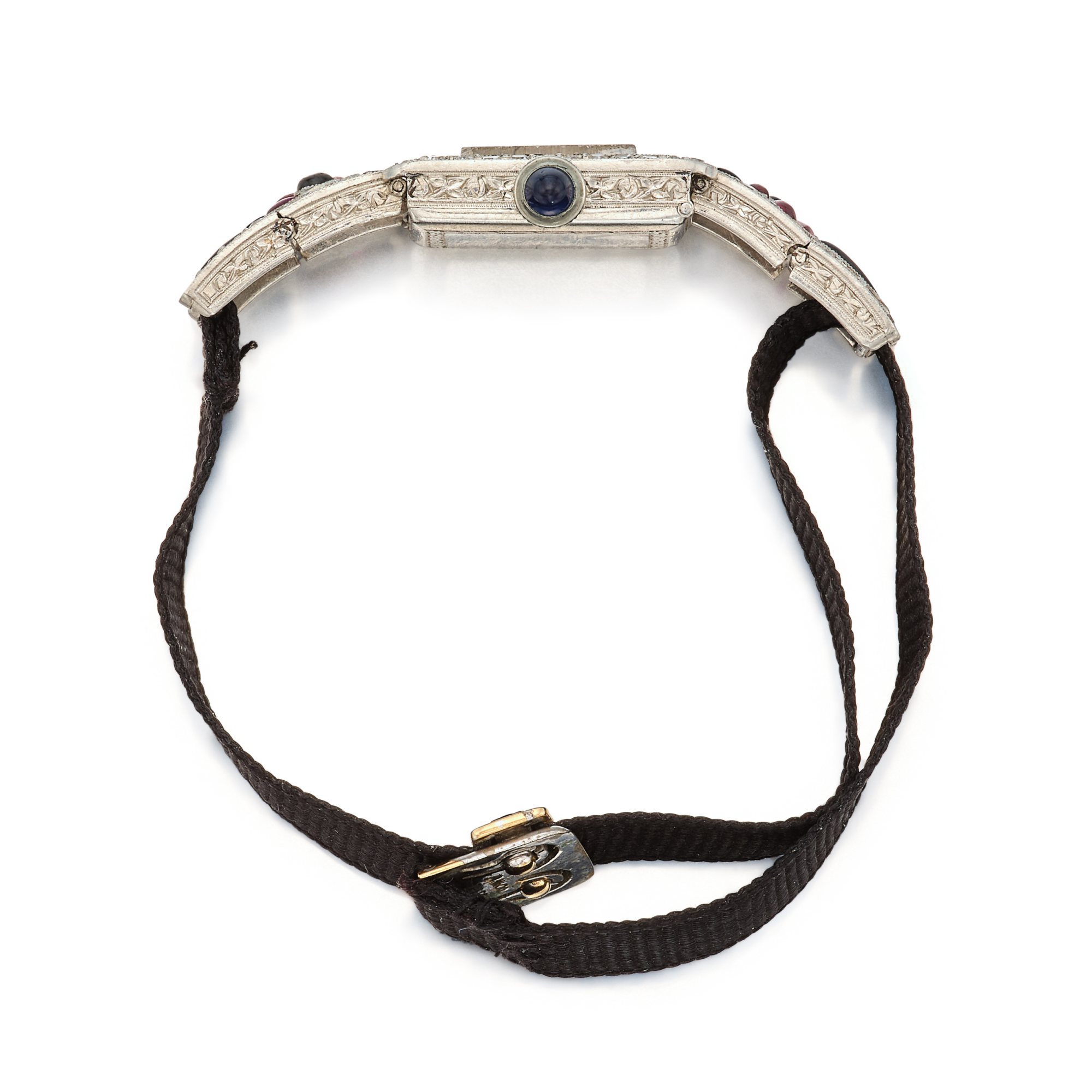 Ruby, Onyx and Diamond Wristwatch | Important Jewels | | Sotheby's