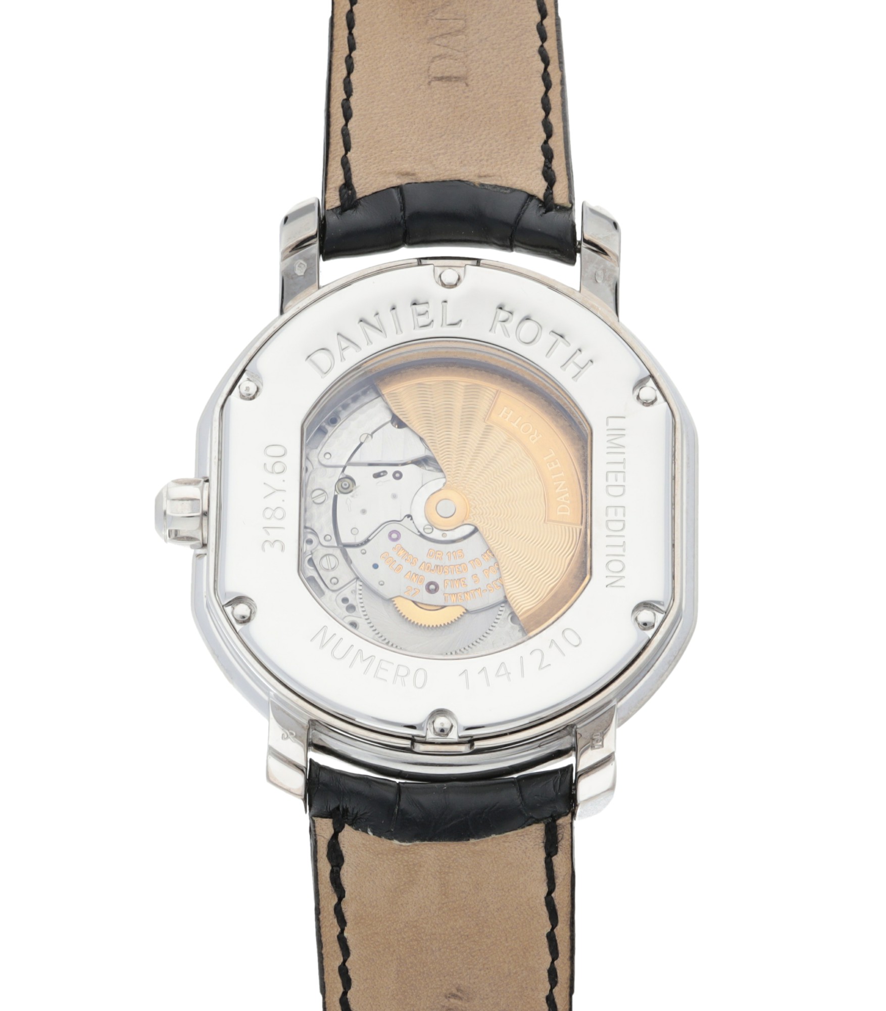 DANIEL ROTH | ELLIPSOCURVEX PAPILLON, REF 318.Y.60 LIMITED EDITION ...