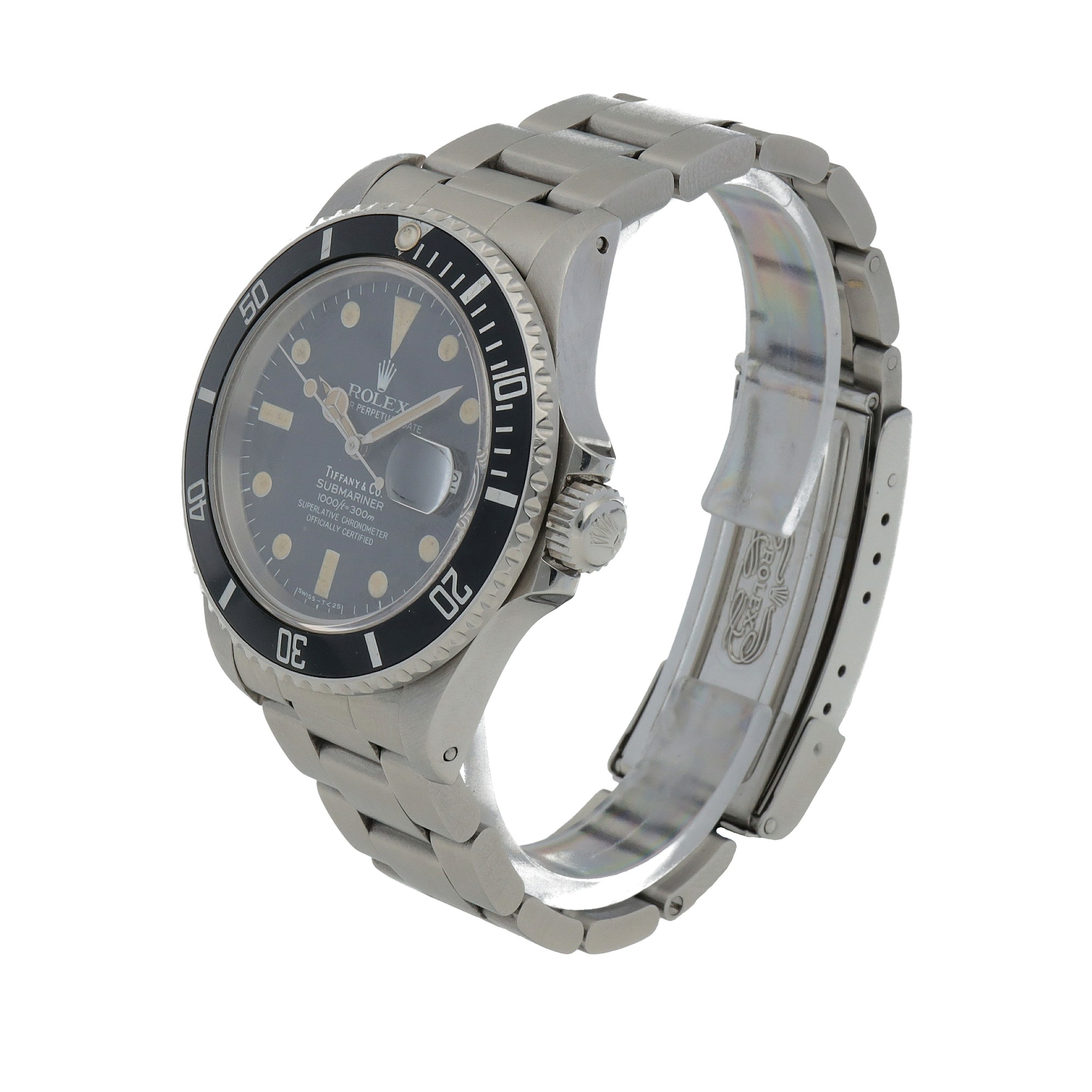 Retailed by Tiffany & Co.: Submariner, Ref. 16800 Stainless steel ...