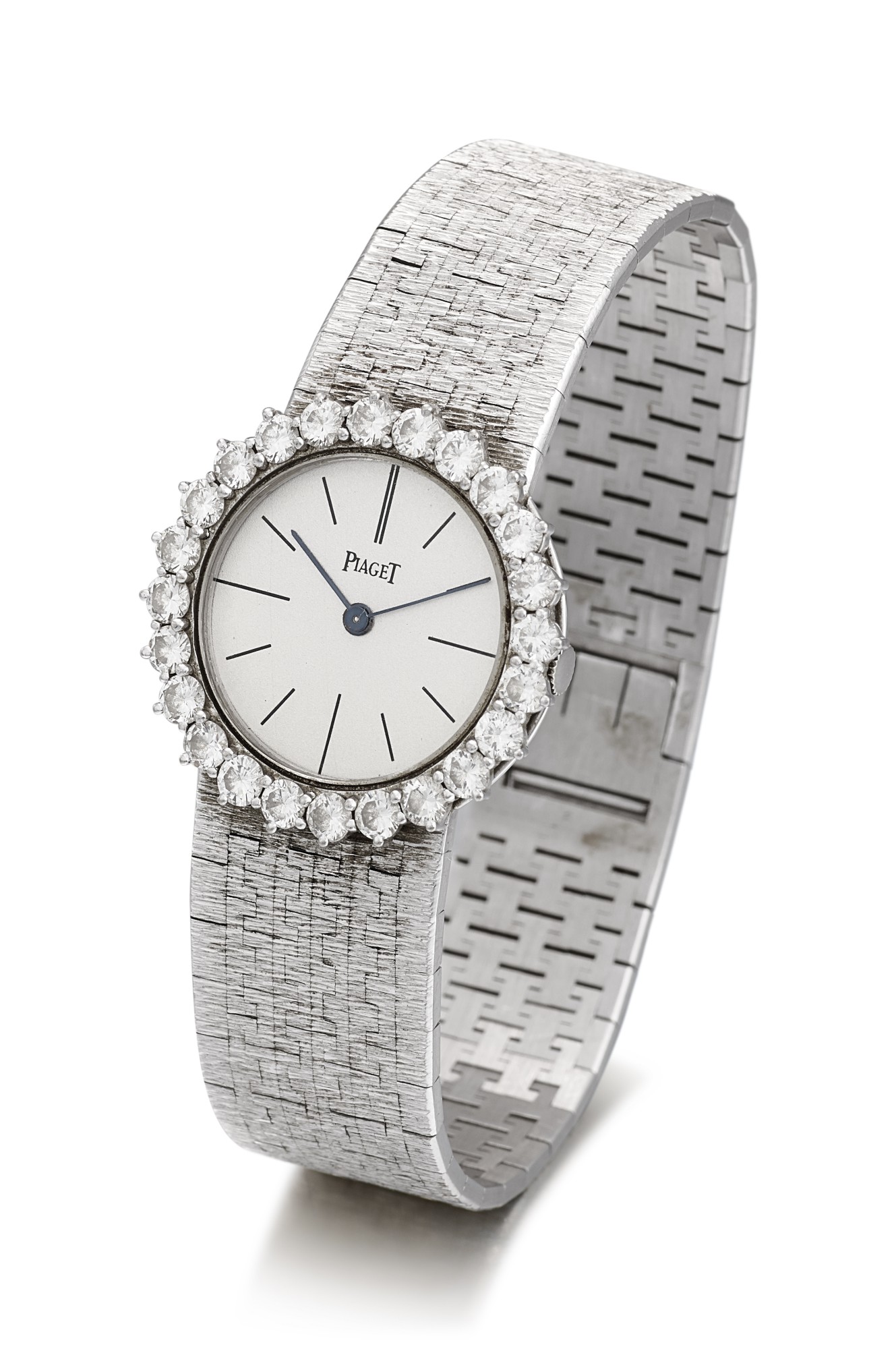 PIAGET | REFERENCE 9171 A 6 A WHITE GOLD AND DIAMOND-SET BRACELET WATCH ...