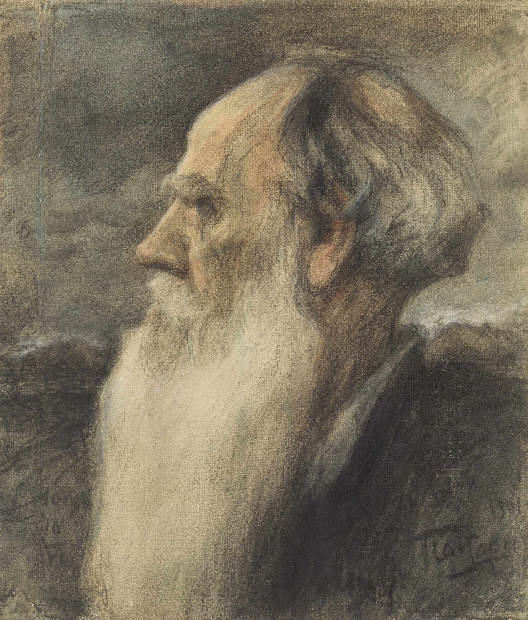 Portrait of Tolstoy against a Stormy Sky | Russian Pictures | 2020 ...