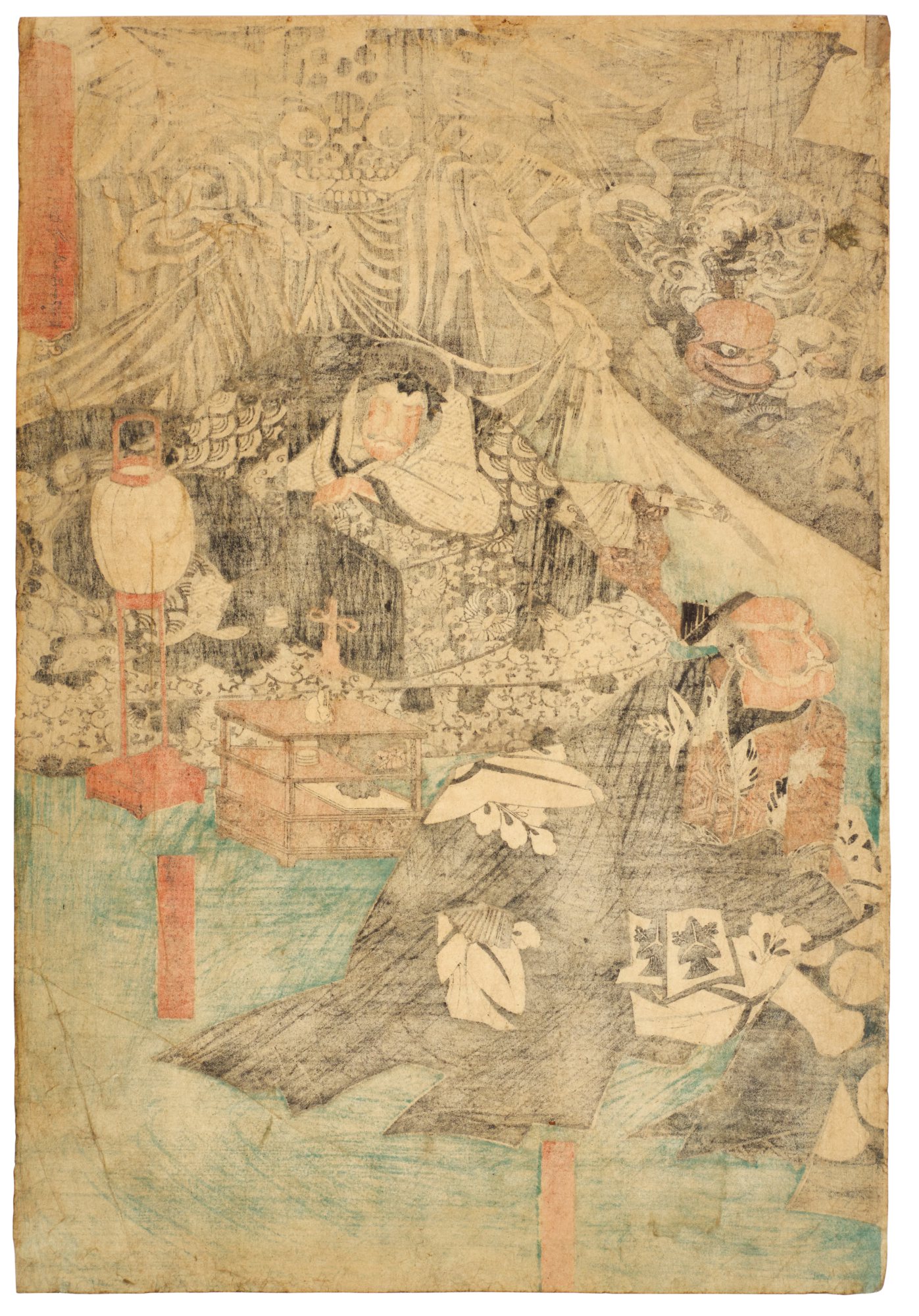 Utagawa Kuniyoshi (1797-1861) | The Earth Spider Generates Monsters at ...