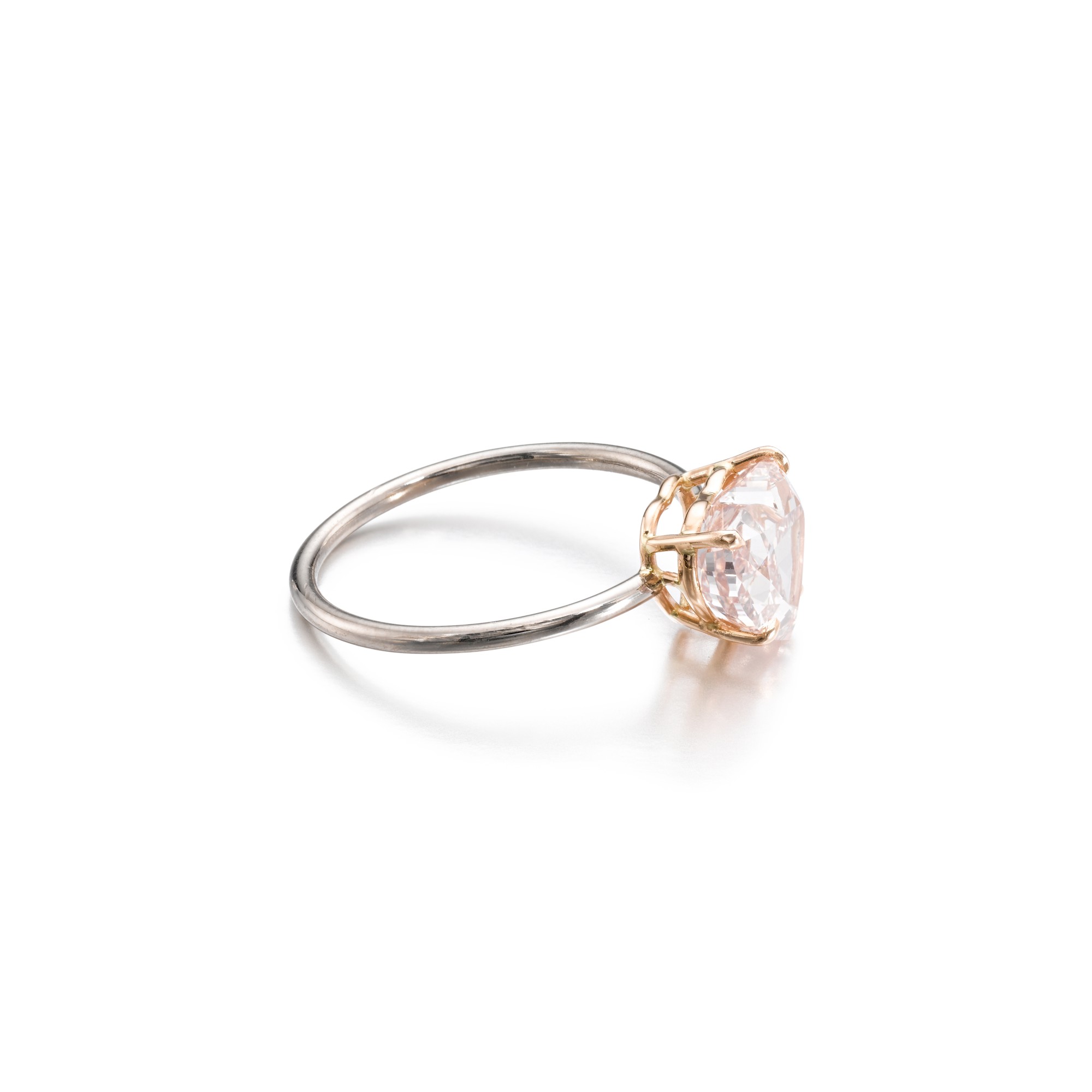 Fine fancy orangy pink diamond ring | 彩橙粉紅色鑽石戒指 | Magnificent Jewels and Noble Jewels: Part I ...