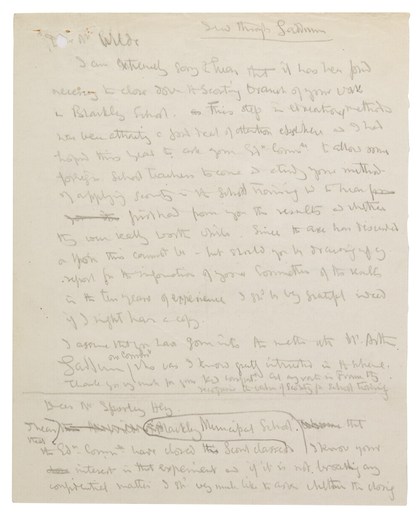Baden-Powell, three autograph draft letters | English Literature ...