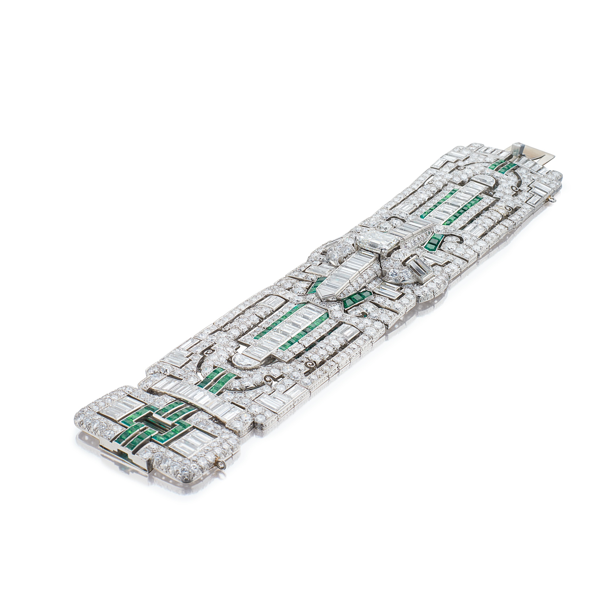 Gattle | Emerald and Diamond Bracelet | Important Jewels | | Sotheby's