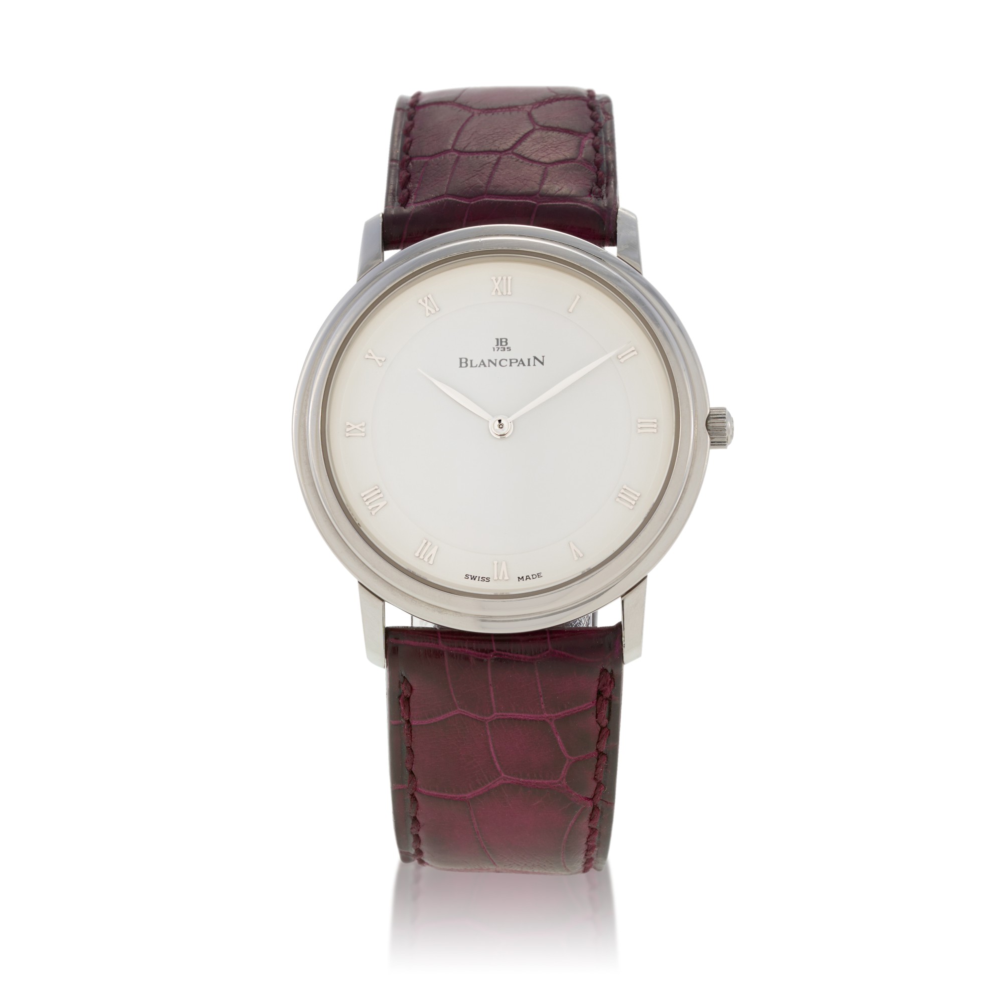 Villeret, Ref. 0021-3425-55 Platinum wristwatch Circa 1998 | Fine ...