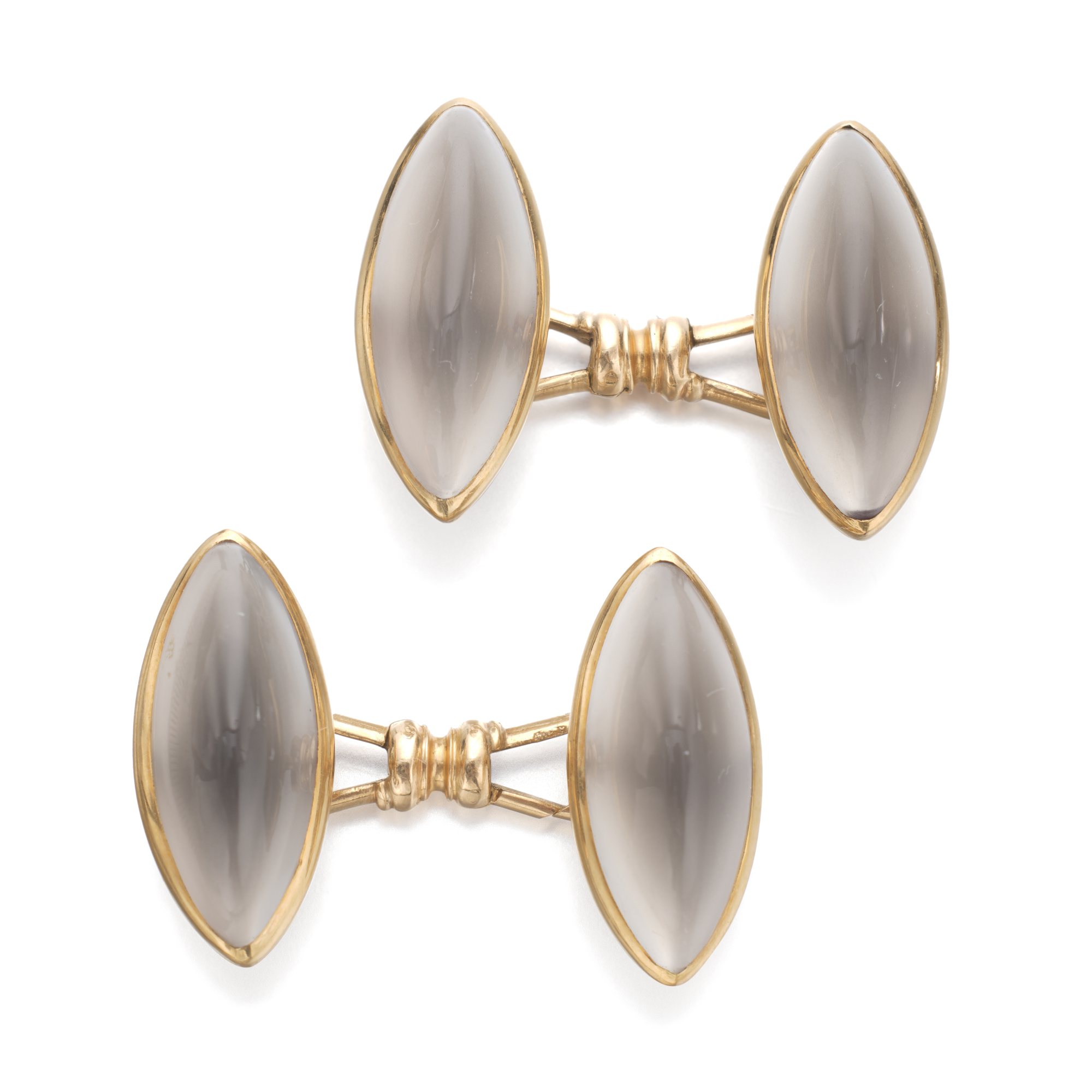 Pair of moonstone cufflinks, early 20th century | Vienna 1900: An ...
