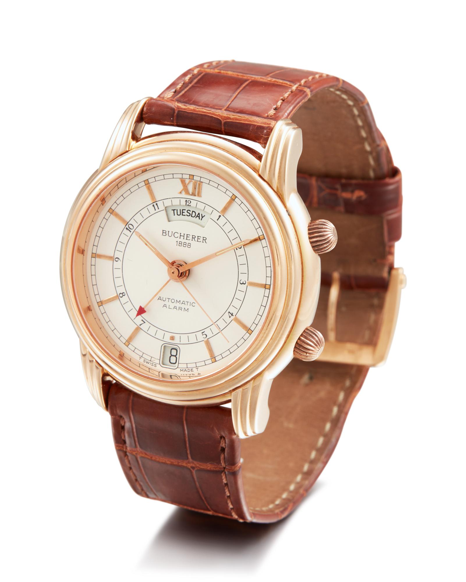 BUCHERER | REFERENCE 5008-001, A LIMITED EDITION PINK GOLD WRISTWATCH ...