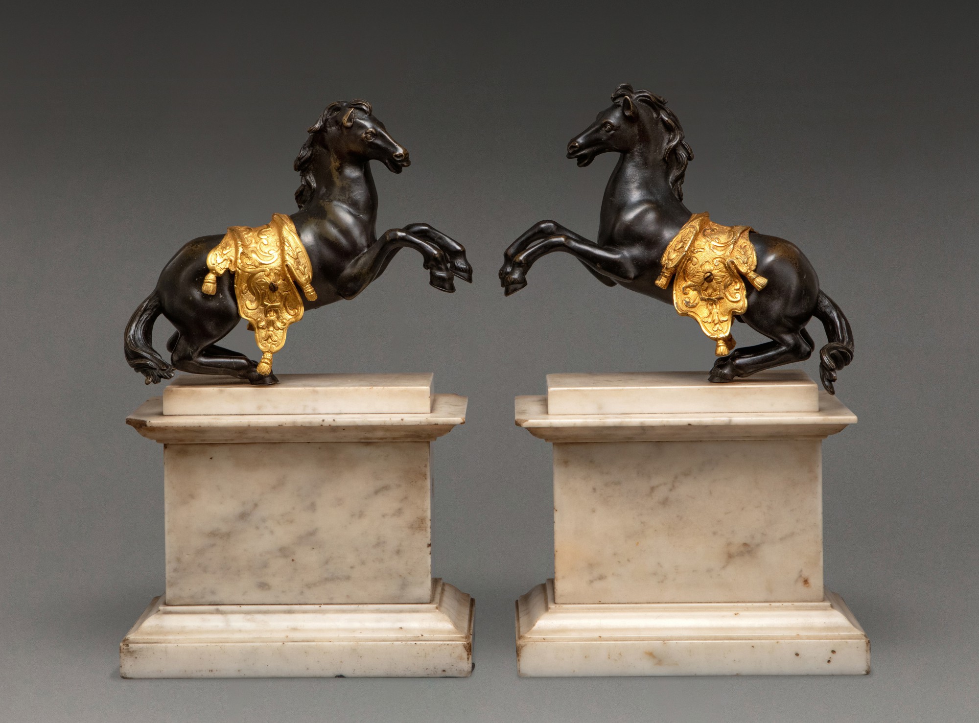 Pair of Rearing Horses | Master to Master: The Nelson Shanks Collection ...