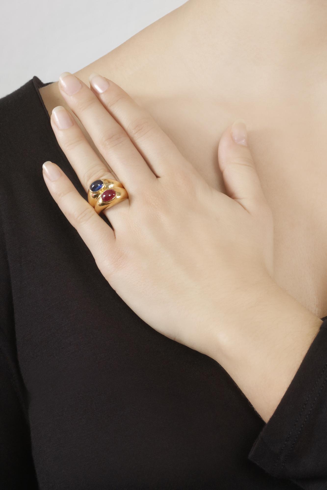 SAPPHIRE AND RUBY RING | Fine Jewels | Jewellery | Sotheby's