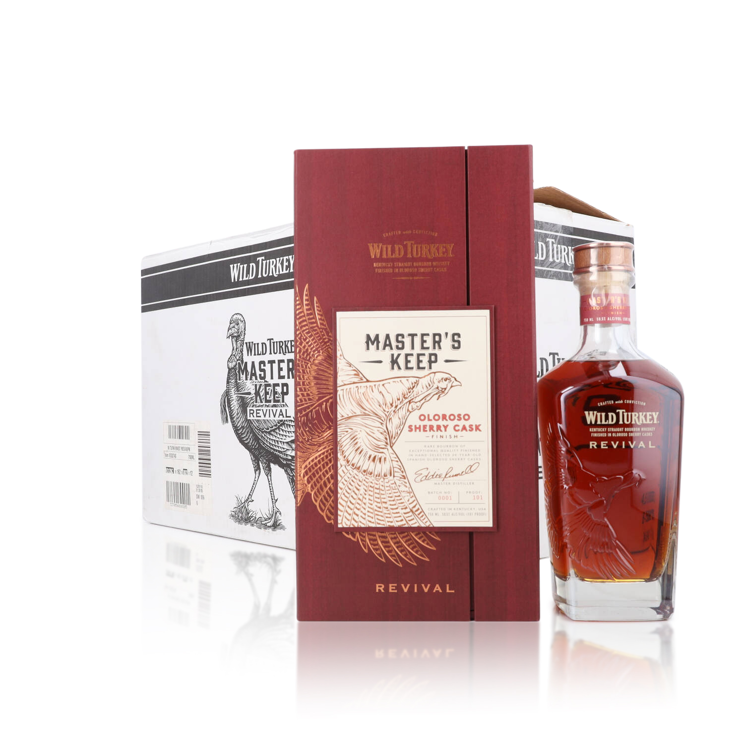 Wild Turkey Master's Keep Bourbon Revival 101 Proof NV (6 BT 75cl ...