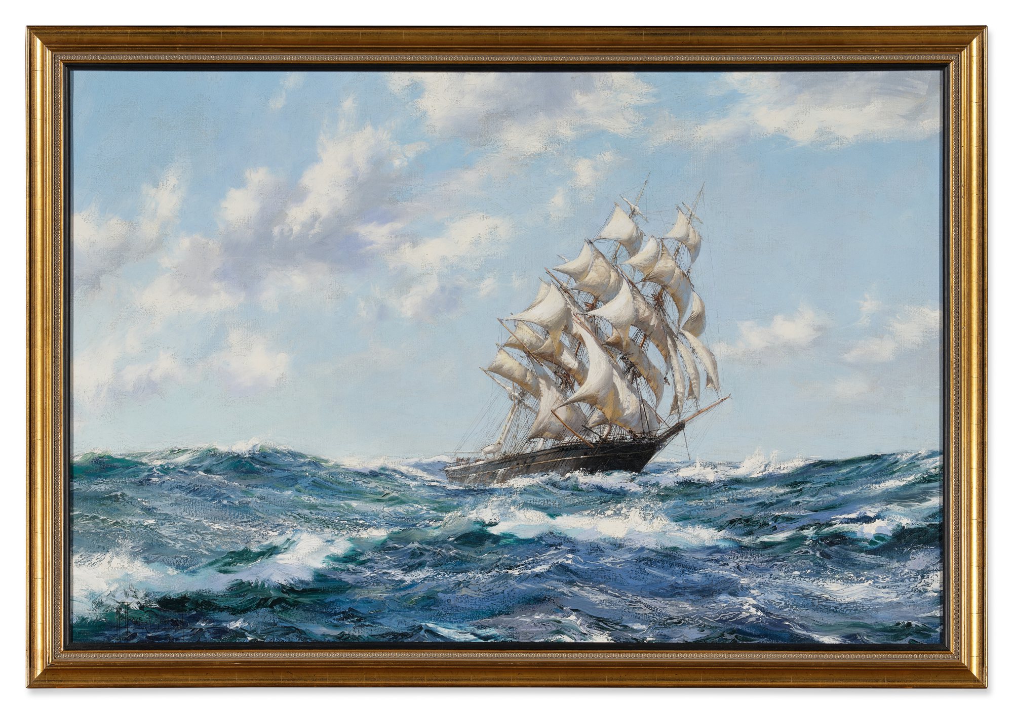 The Clipper Ship Blue Jacket on Choppy Seas | Sporting Life | 2022 ...