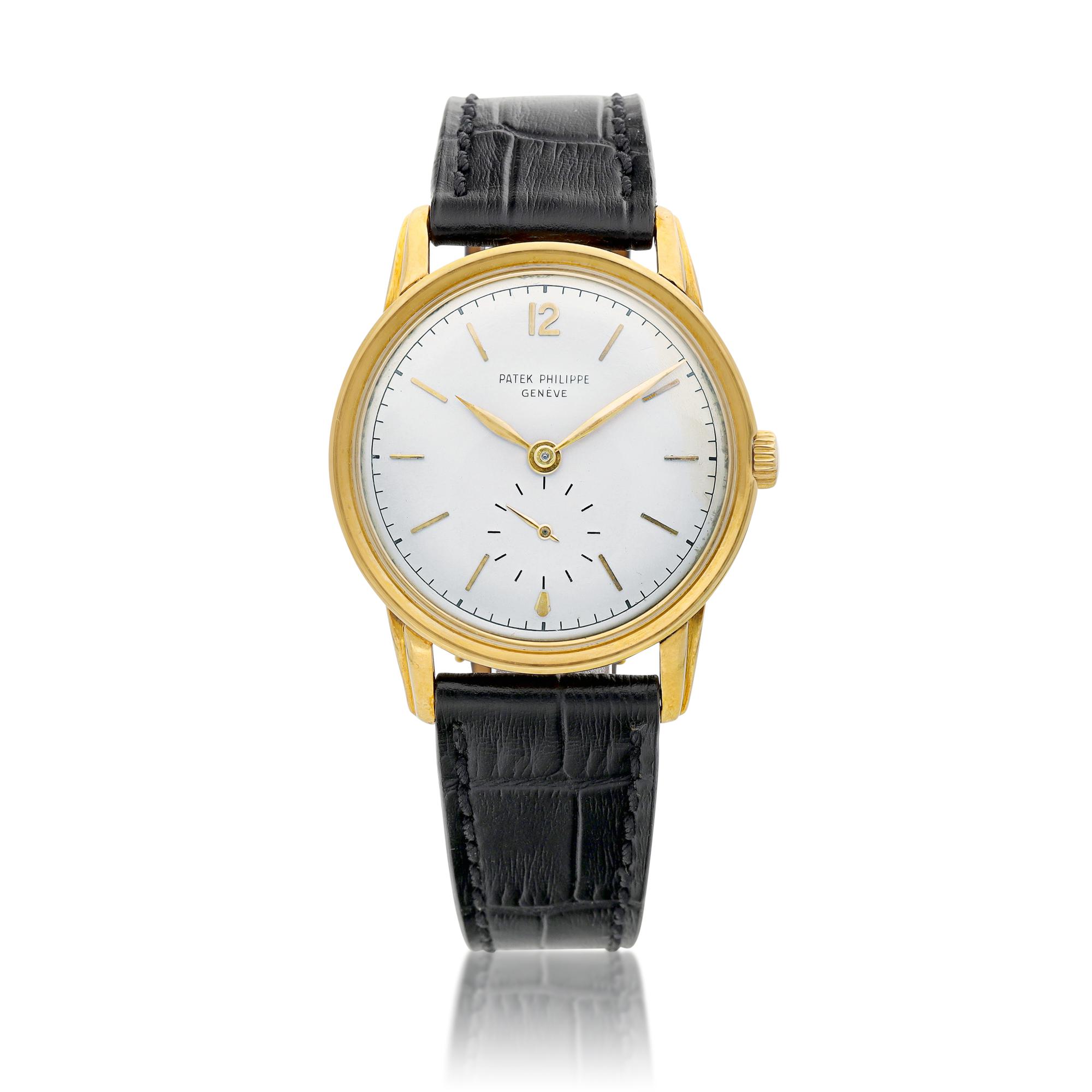 Reference 2452 | A yellow gold wristwatch, Made in 1952 | 百達翡麗 | 型號2452 ...