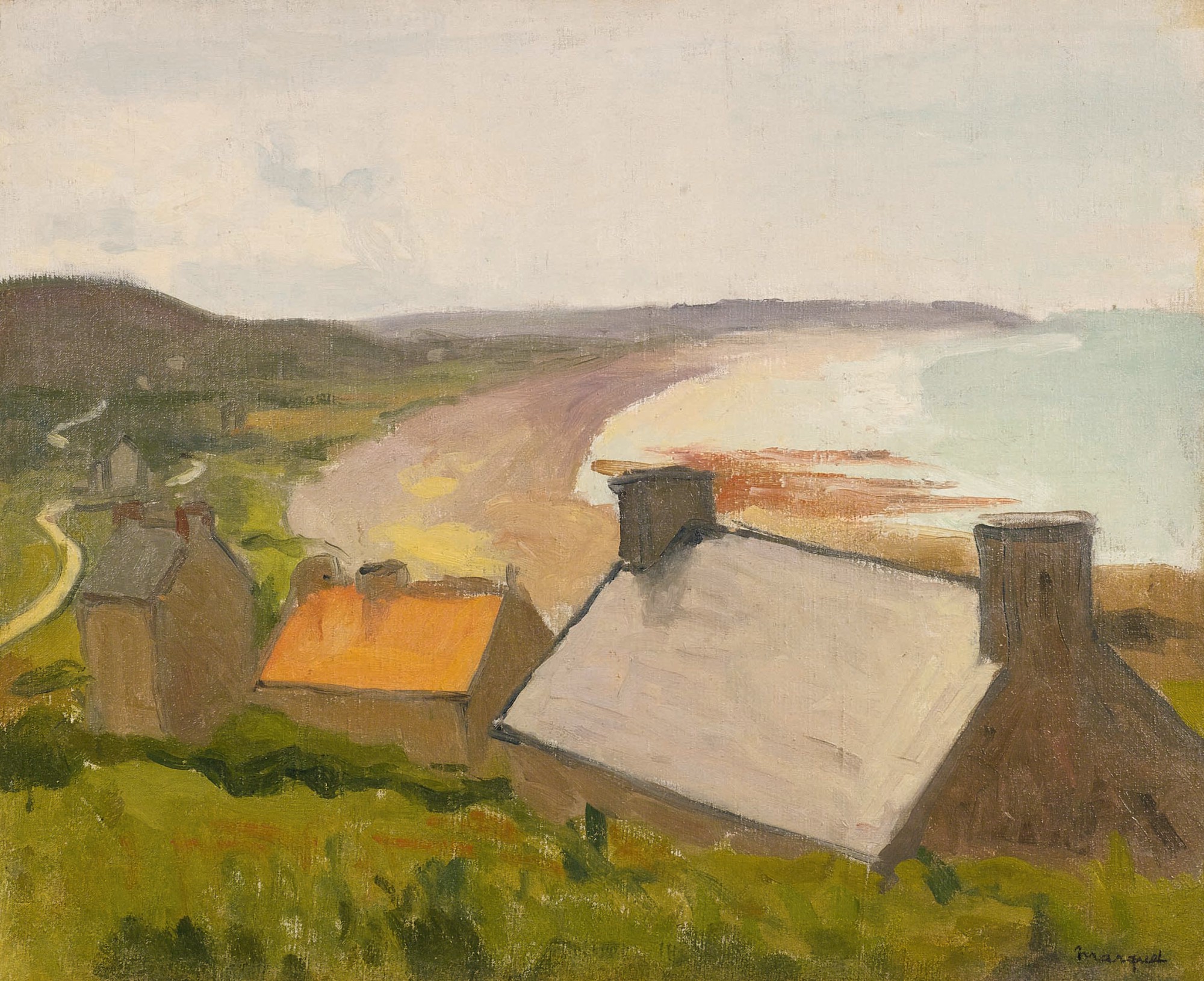 ALBERT MARQUET | LES TROIS TOITS, LA PERCAILLERIE | Impressionist ...