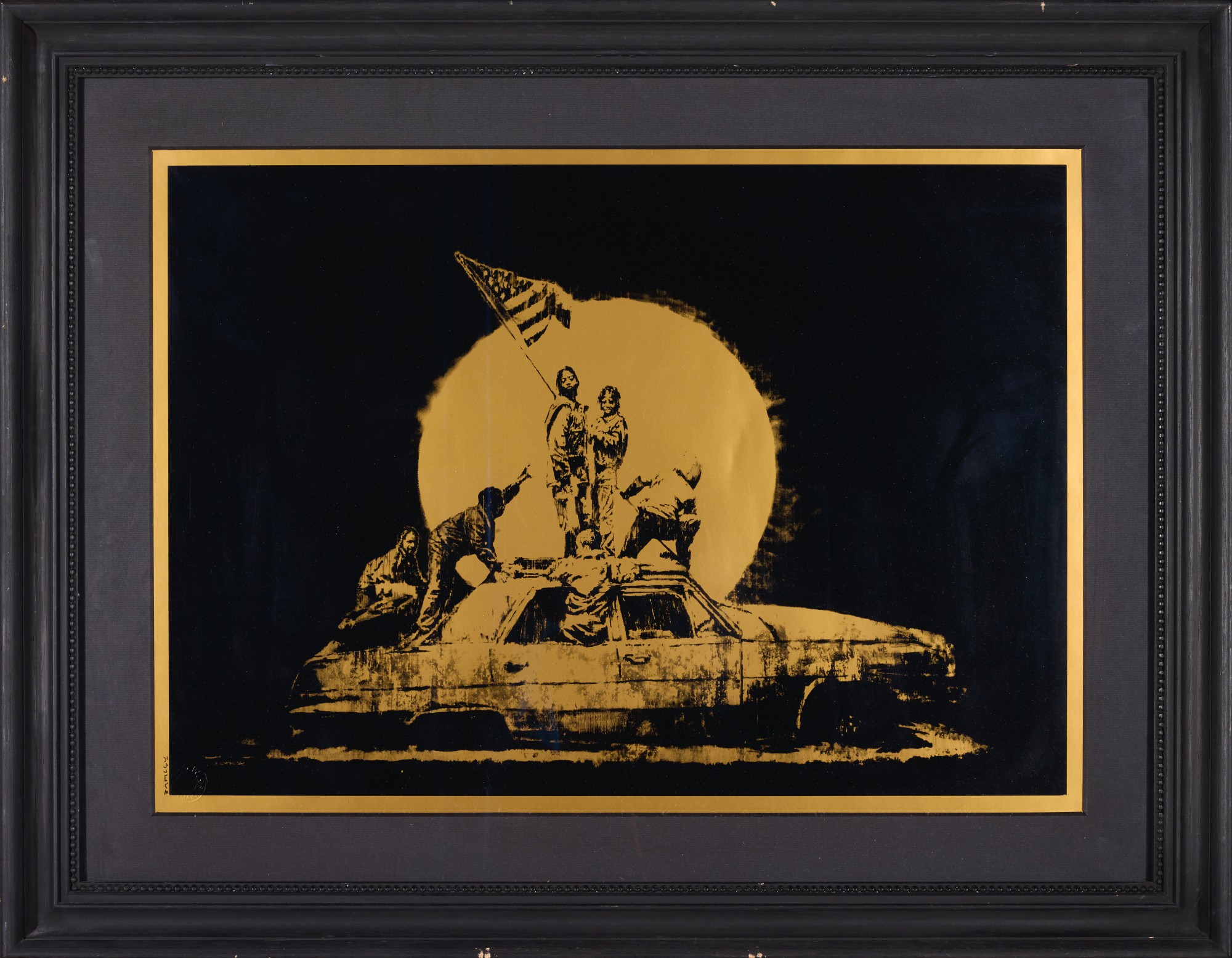 BANKSY | GOLD FLAG | Banksy | Online | 2019 | Sotheby's