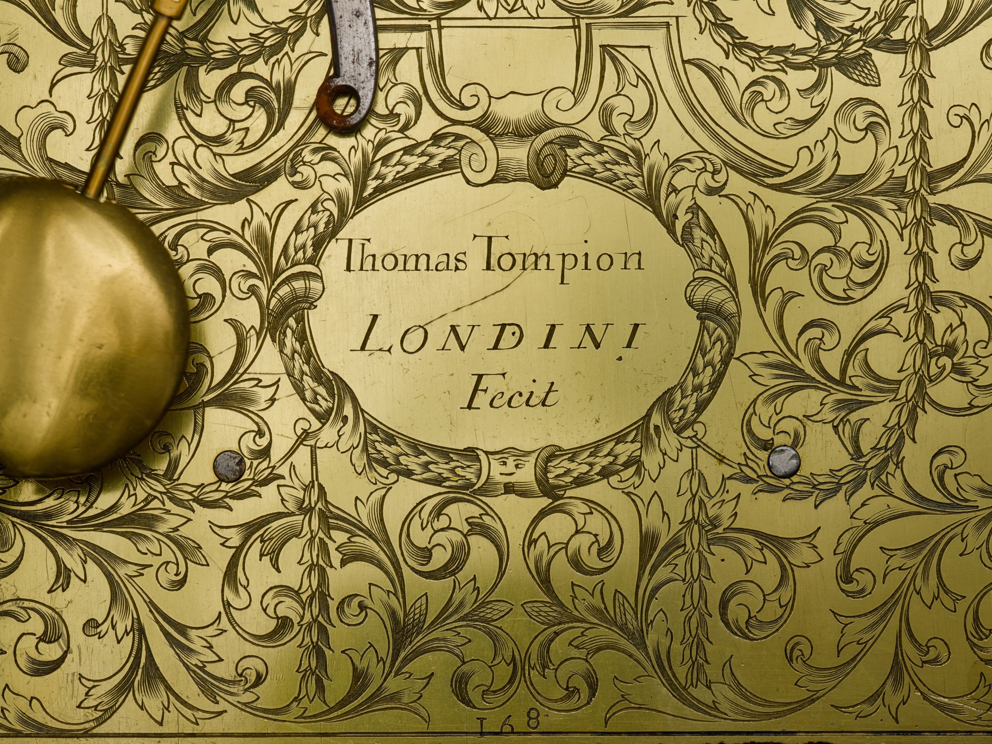 Thomas Tompion No.168. An ebony quarter repeating table clock, London ...