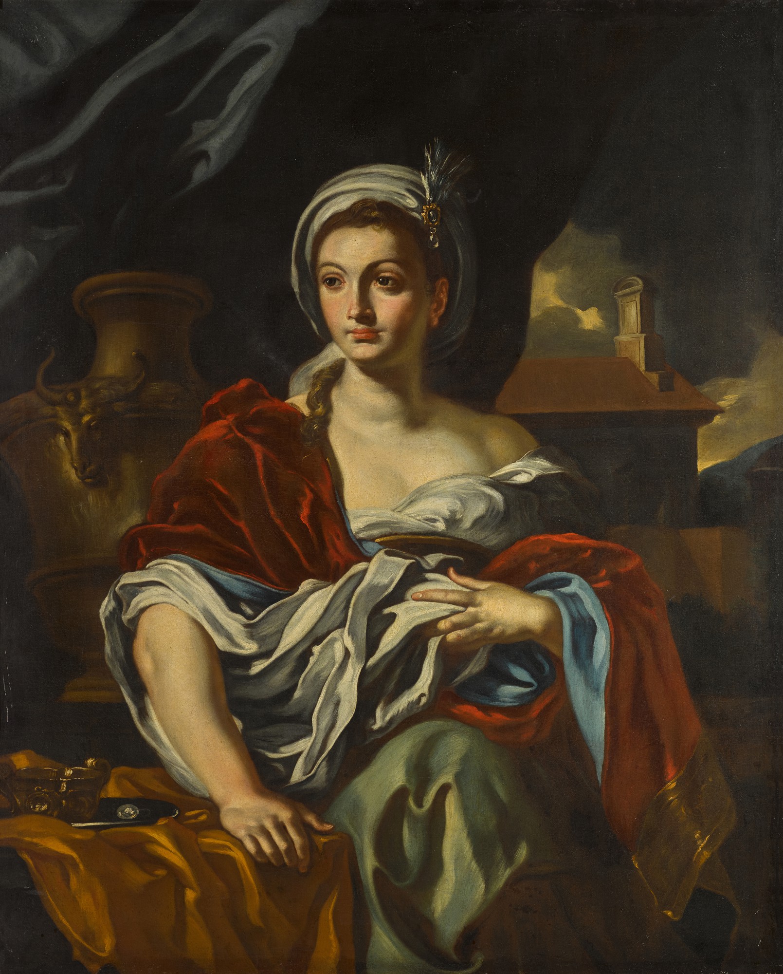 AFTER FRANCESCO SOLIMENA | AN ALLEGORICAL PORTRAIT OF A LADY | Old ...