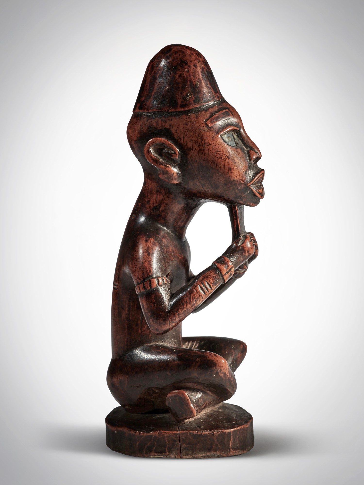 Kongo-Yombe Seated Male Figure, Democratic Republic of the Congo | The ...