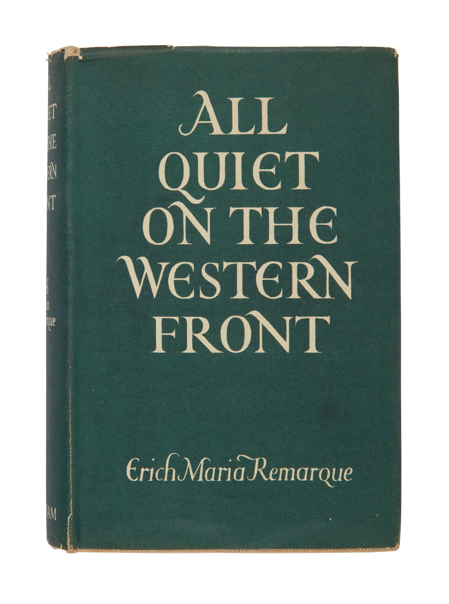 Remarque, Erich Maria | First English edition, inscribed by the author ...