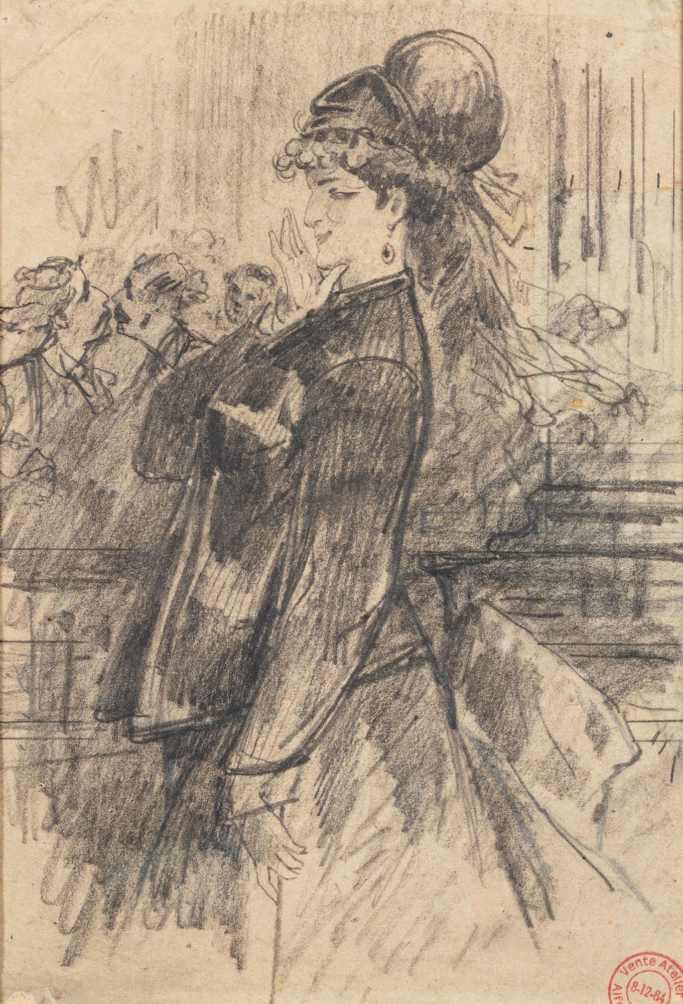 Portrait of a demi-mondaine | Portrait d'une demi-mondaine | De ...