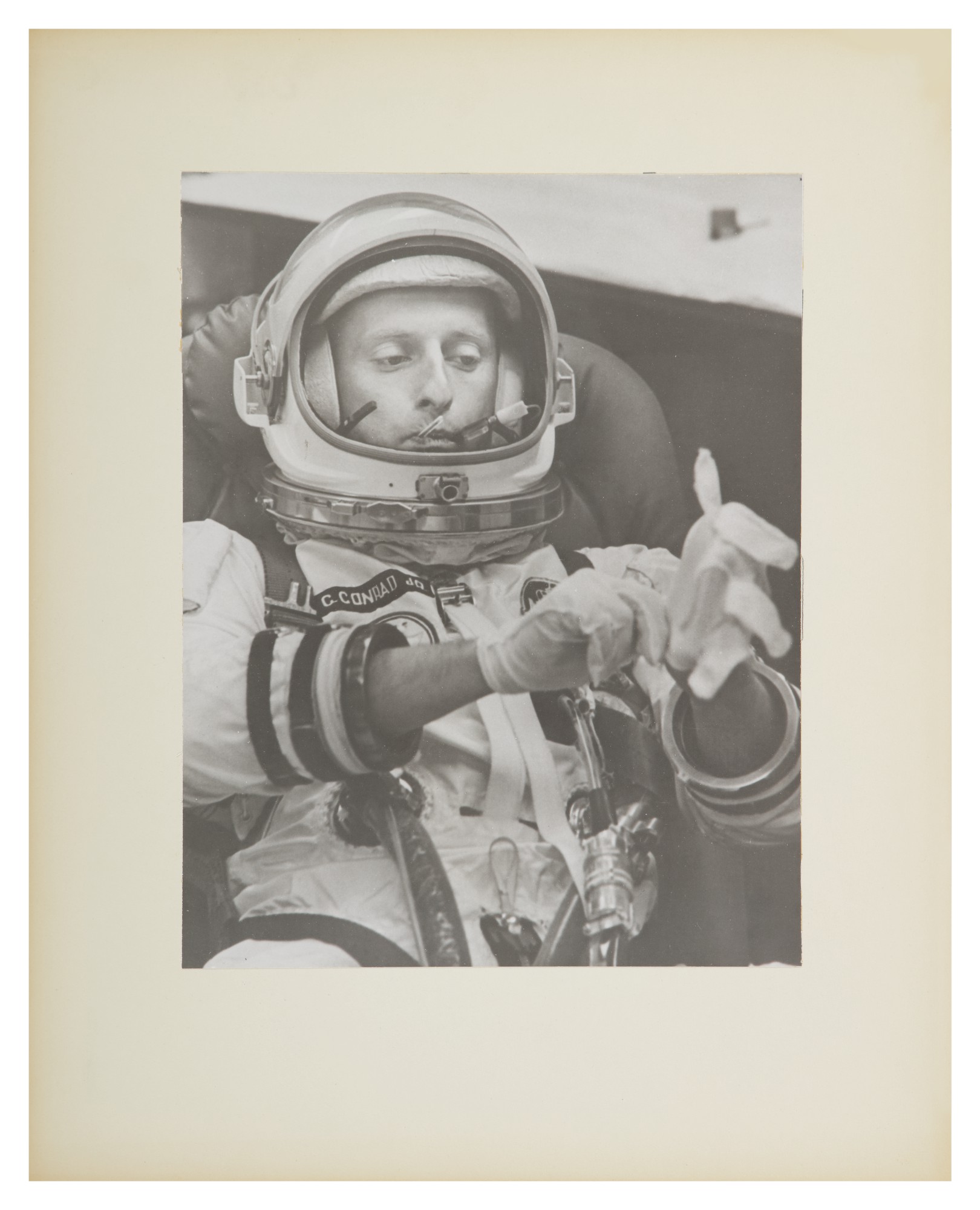 [GEMINI 5] VINTAGE SILVER GELATIN PRINT OF CHARLES "PETE" CONRAD ...
