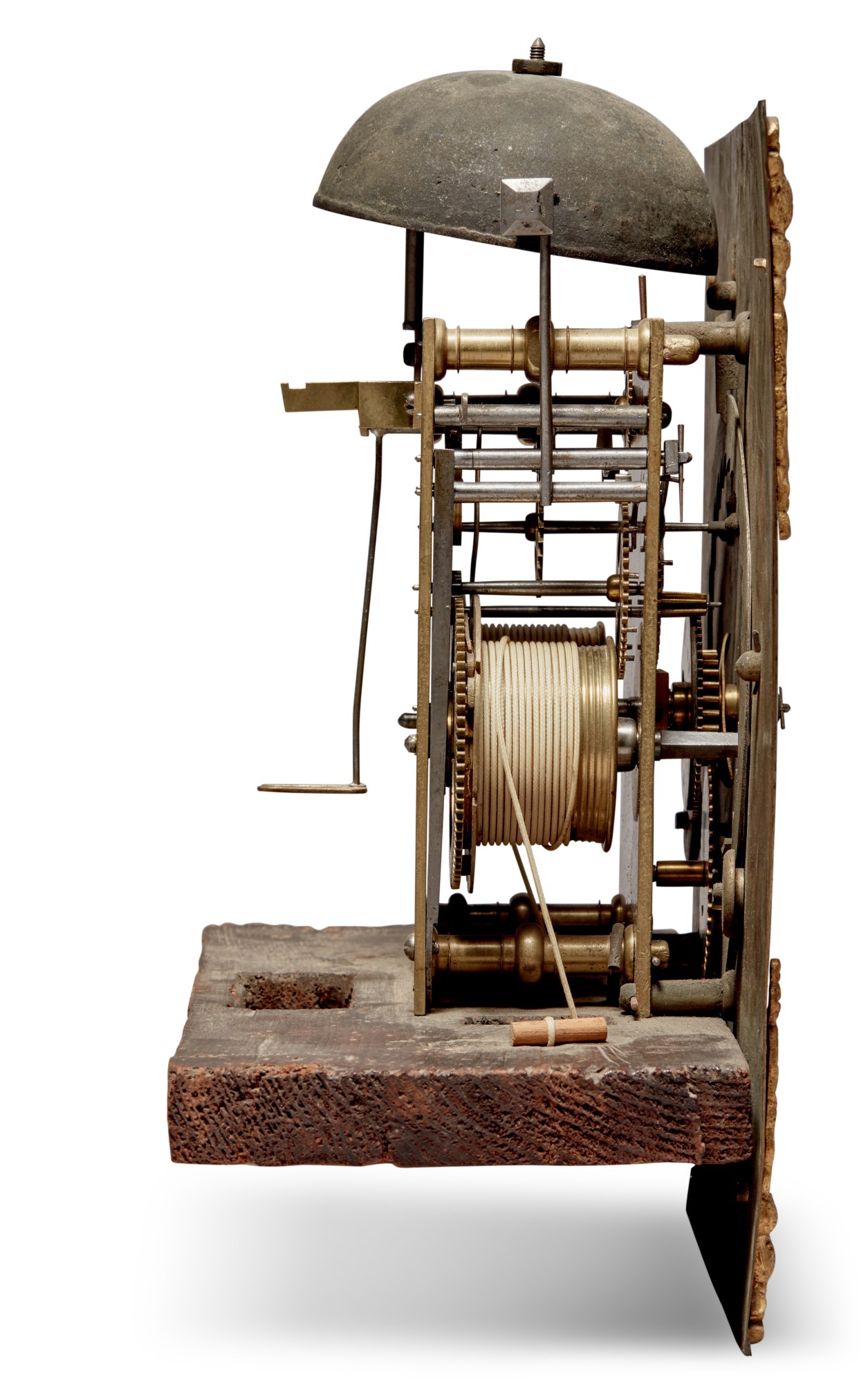 Fine and Rare William and Mary Walnut Tall Case Clock, Works by Peter ...