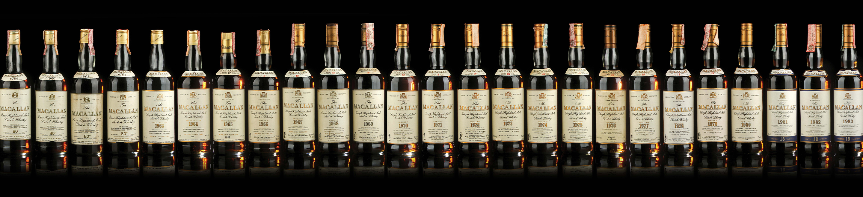 Finest Whisky | Iconic Vintages From The Macallan Distillery | Spirits ...
