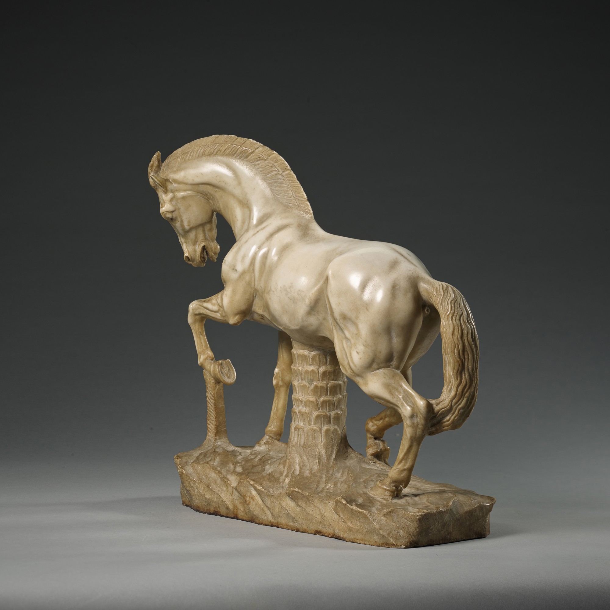 ALCEO DOSSENA (1878-1937) | PACING STALLION | BC/AD Sculpture Ancient ...