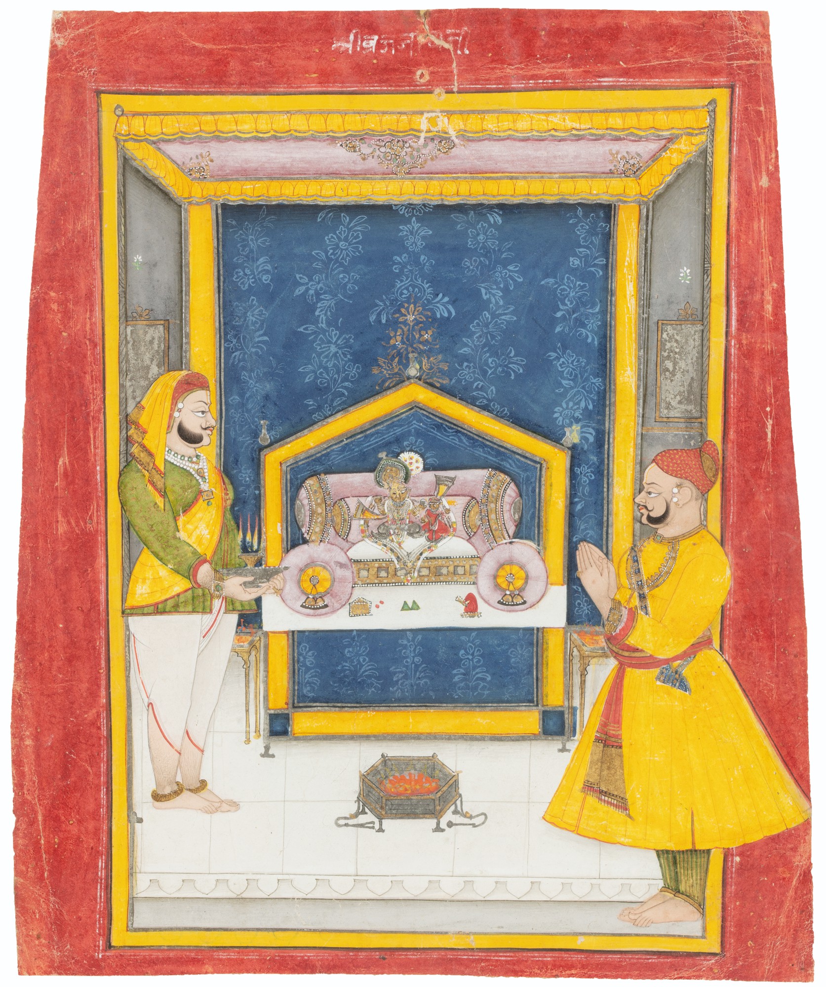 RAJASTHAN, 19TH CENTURY | SEVEN INDIAN MINIATURES | Collection Jacques ...