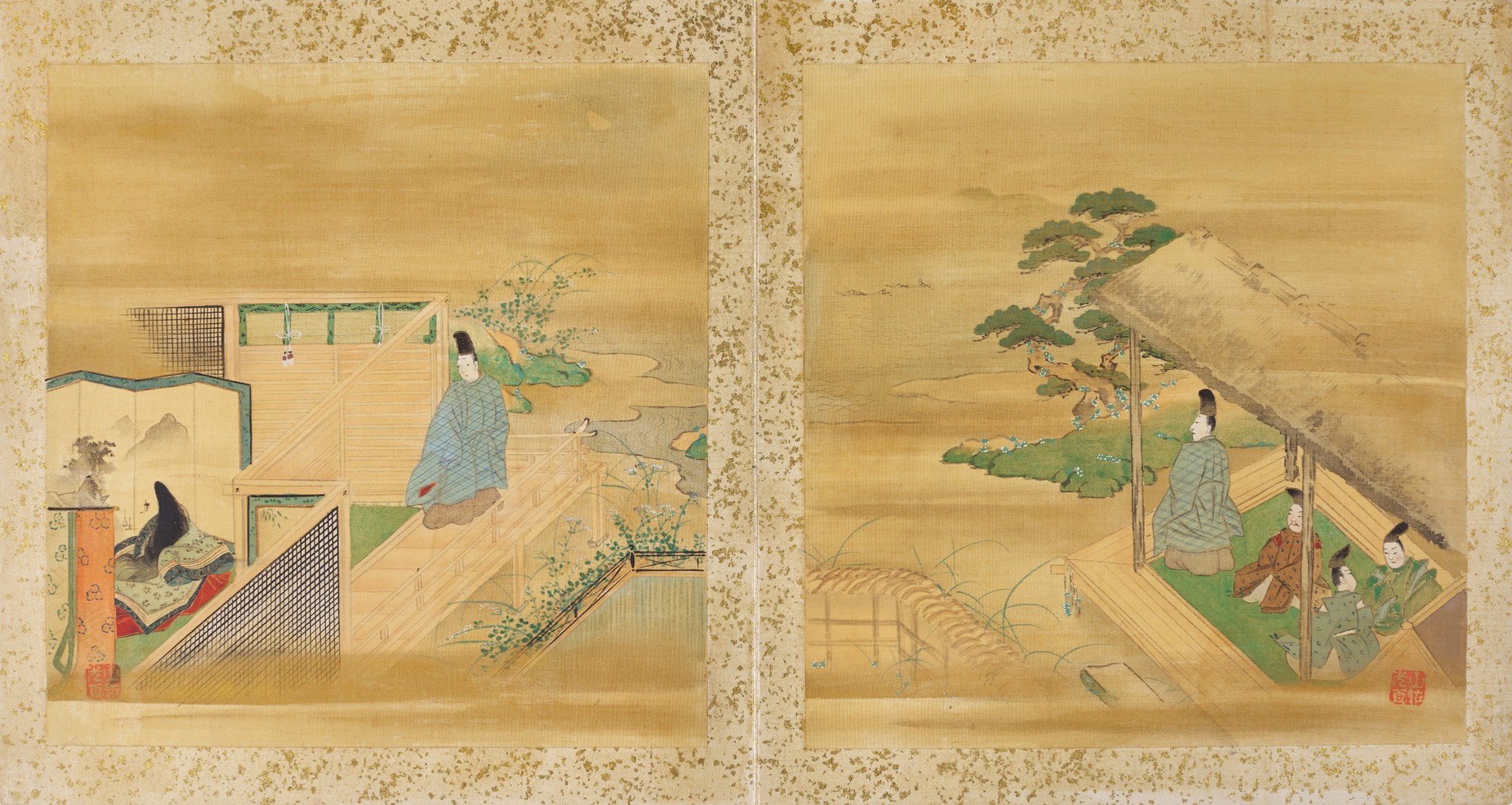 Tosa Mitsusada (1738-1806) | Genji in the Twelve Months (Genji ...