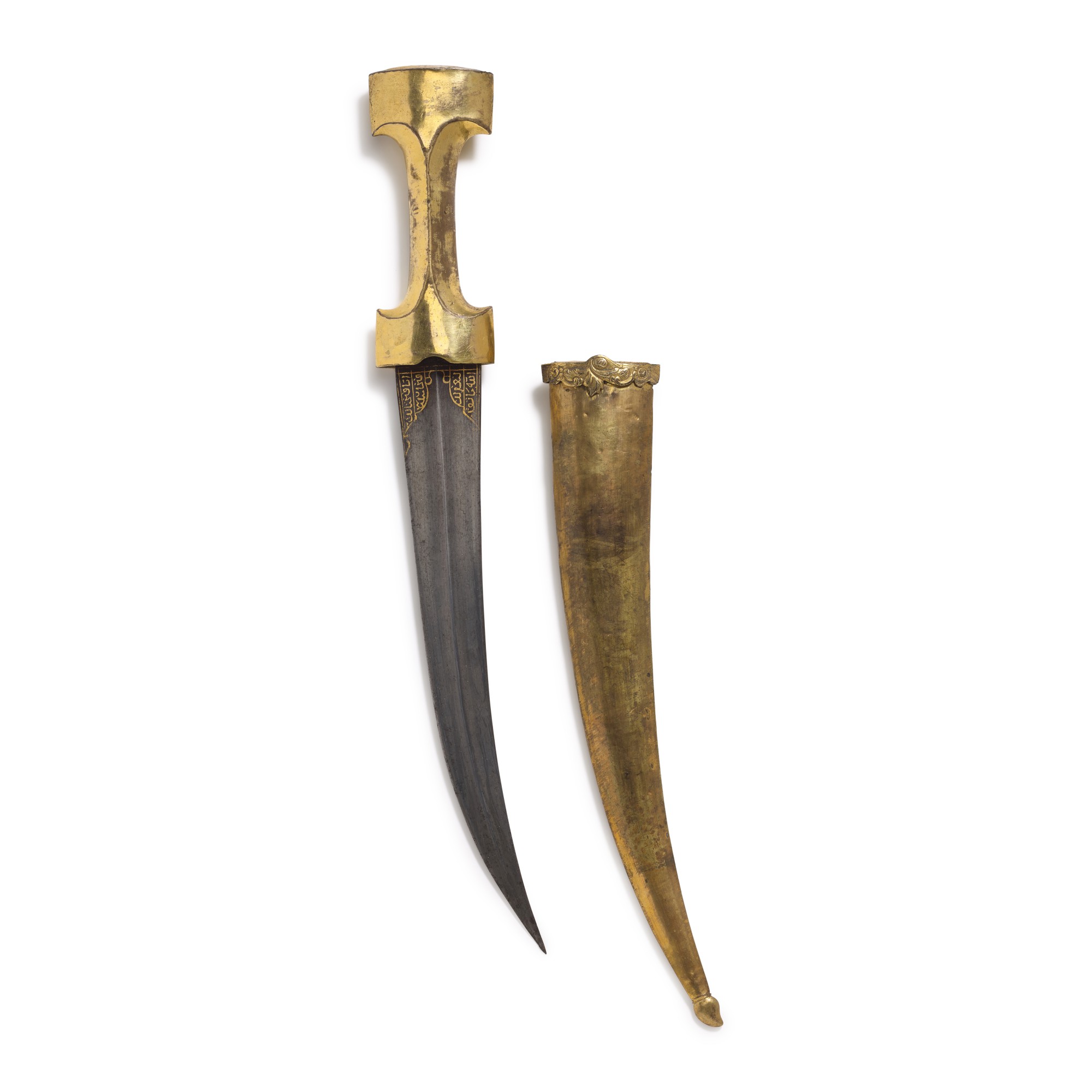 An Ottoman dagger with tombak hilt and scabbard, Turkey, 18th century ...