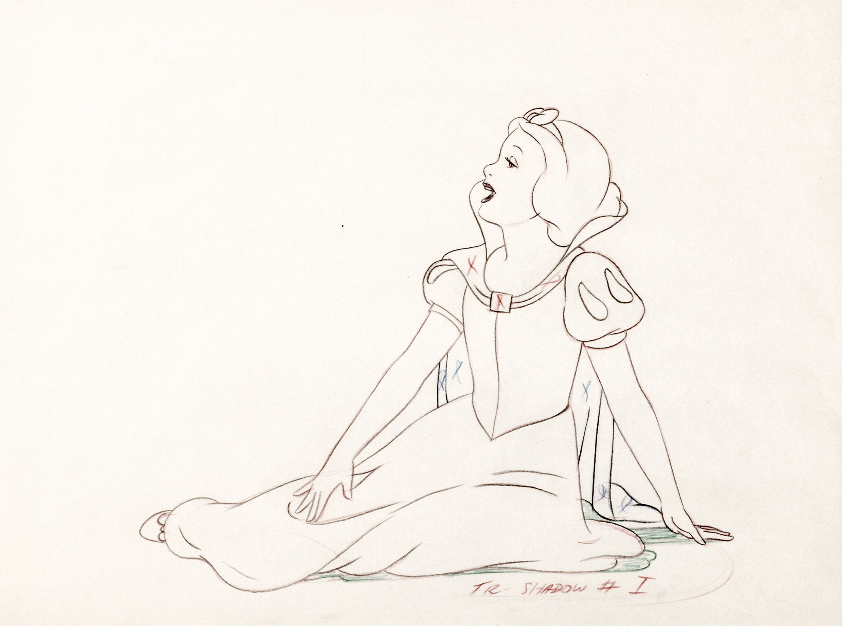 Snow White and the Seven Dwarfs Production Animation Drawing - Great Gifts Club