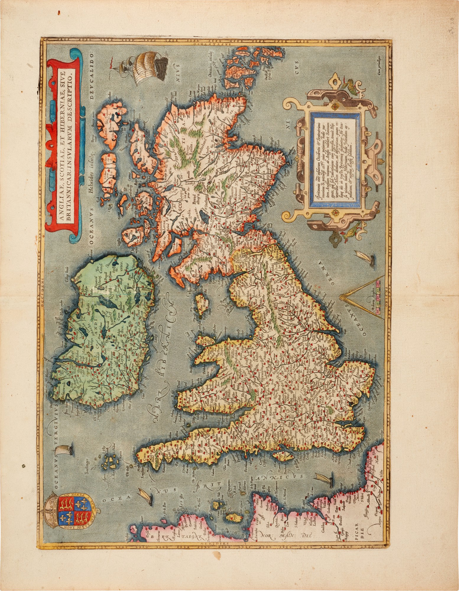 BRITISH ISLES | A collection of six maps, 16th and 17th century ...