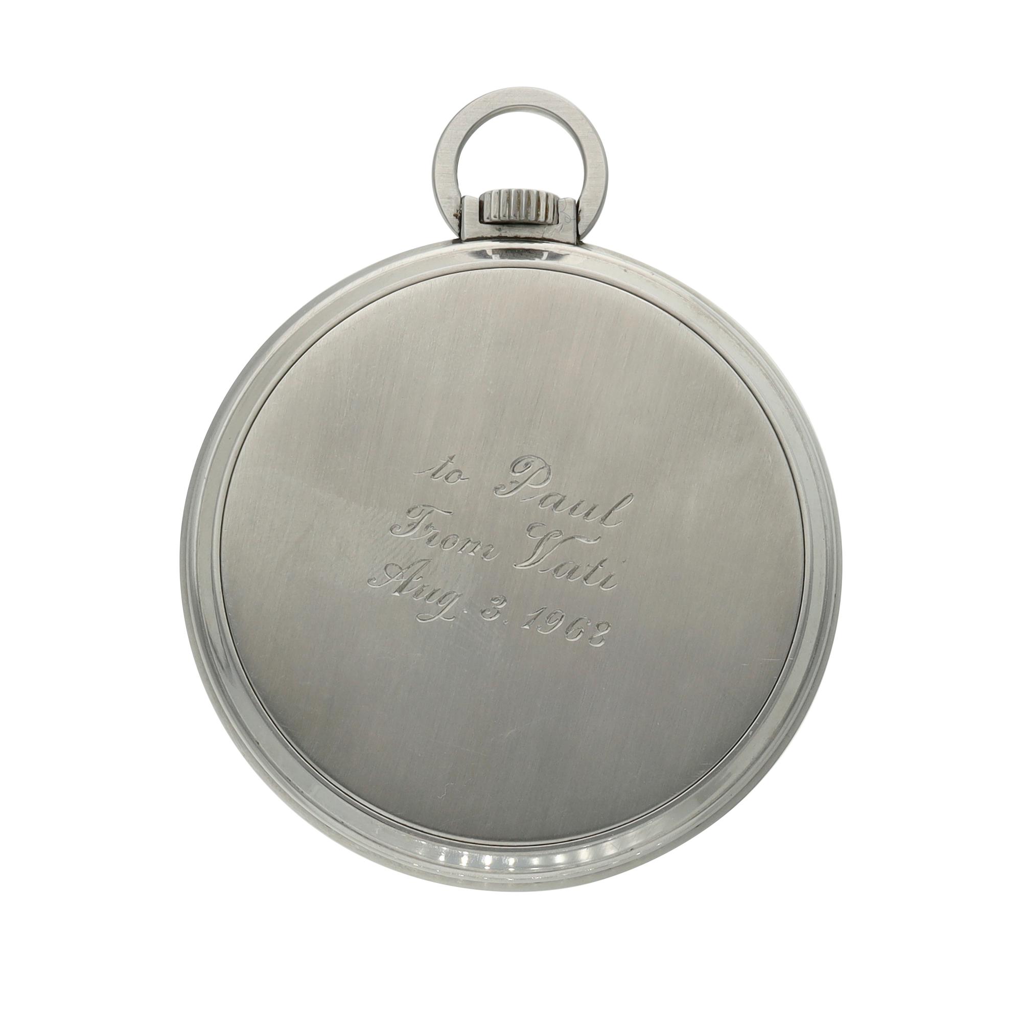 A stainless steel open faced watch, Circa 1945 | Fine Watches | 2022 ...