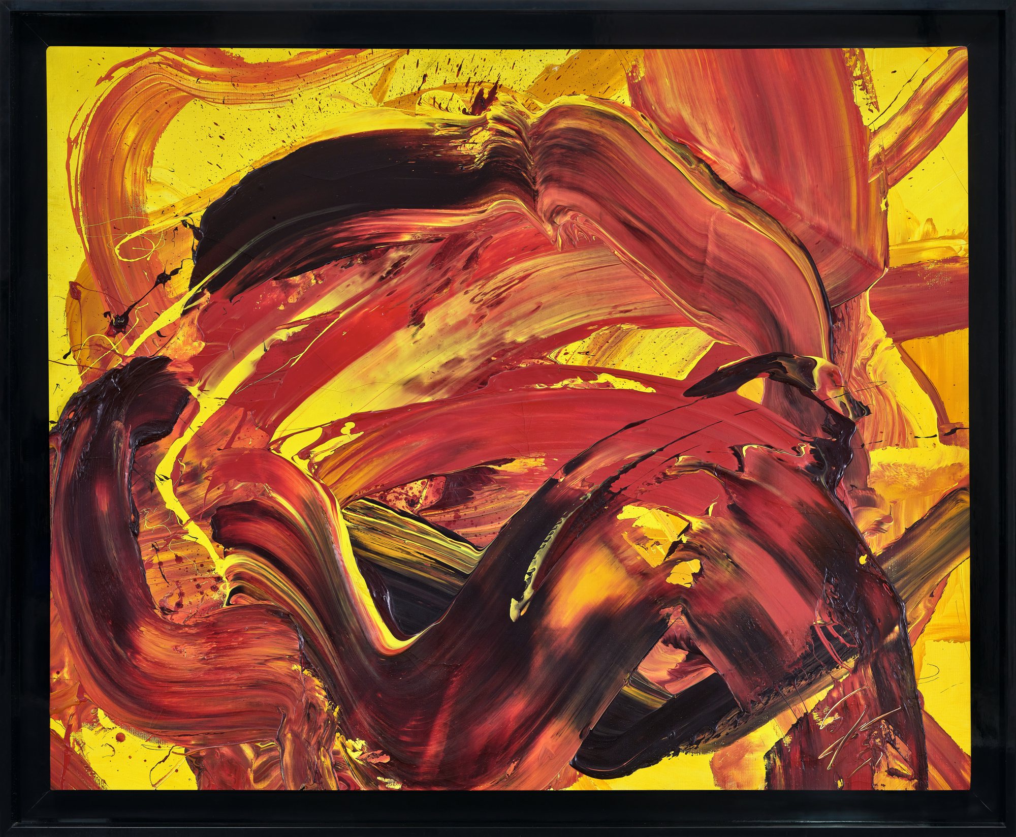 Kazuo Shiraga 白髮一雄 | Dattan (Shuni-e no gyo) 達陀 - 修二會之行 | Contemporary ...