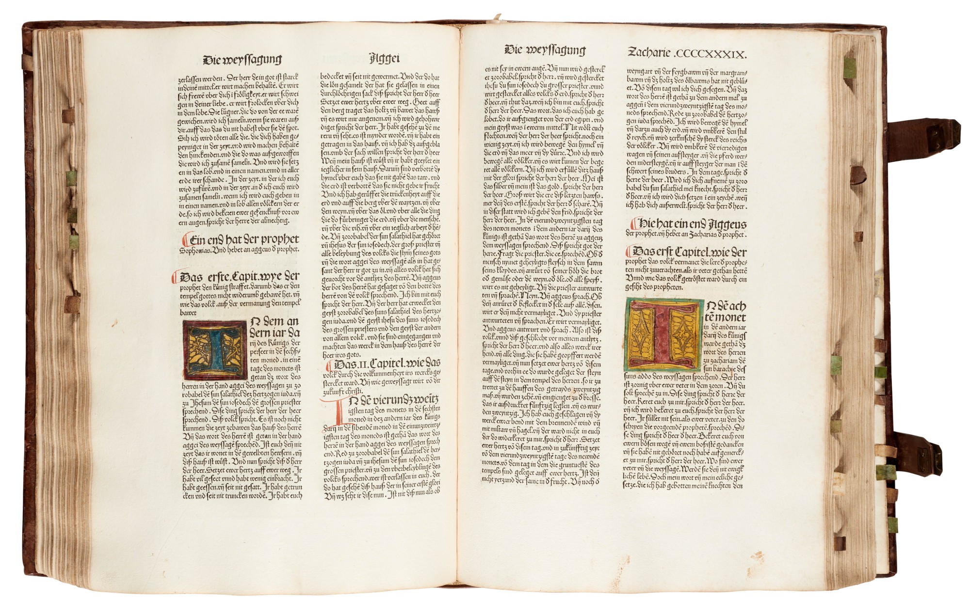 Bible in German, Nuremberg, Koberger, 1483, contemporary stamped calf ...