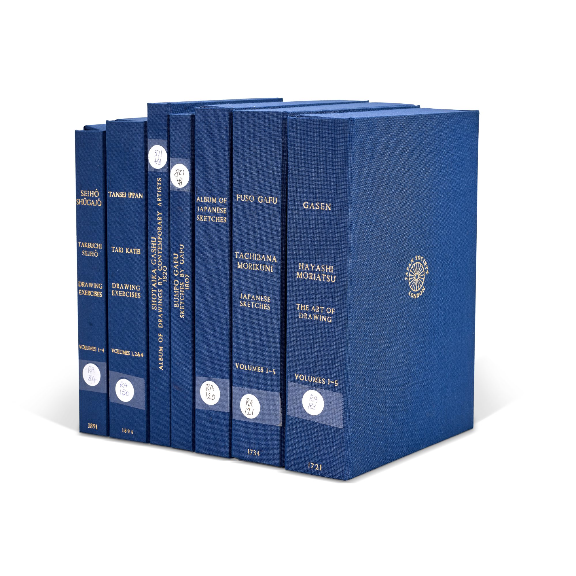 A group of thirteen various sketch books, drawings and drawing ...