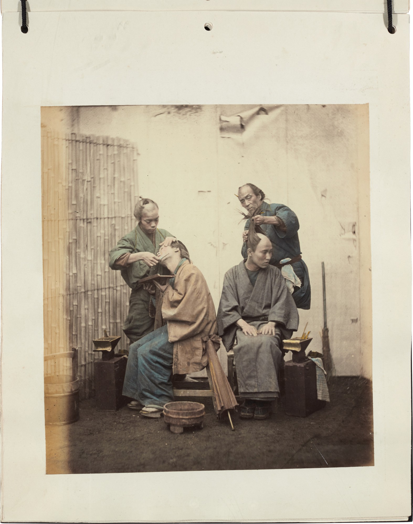 Japan — Felice Beato | Album of 26 photographs of Japanese portraits ...