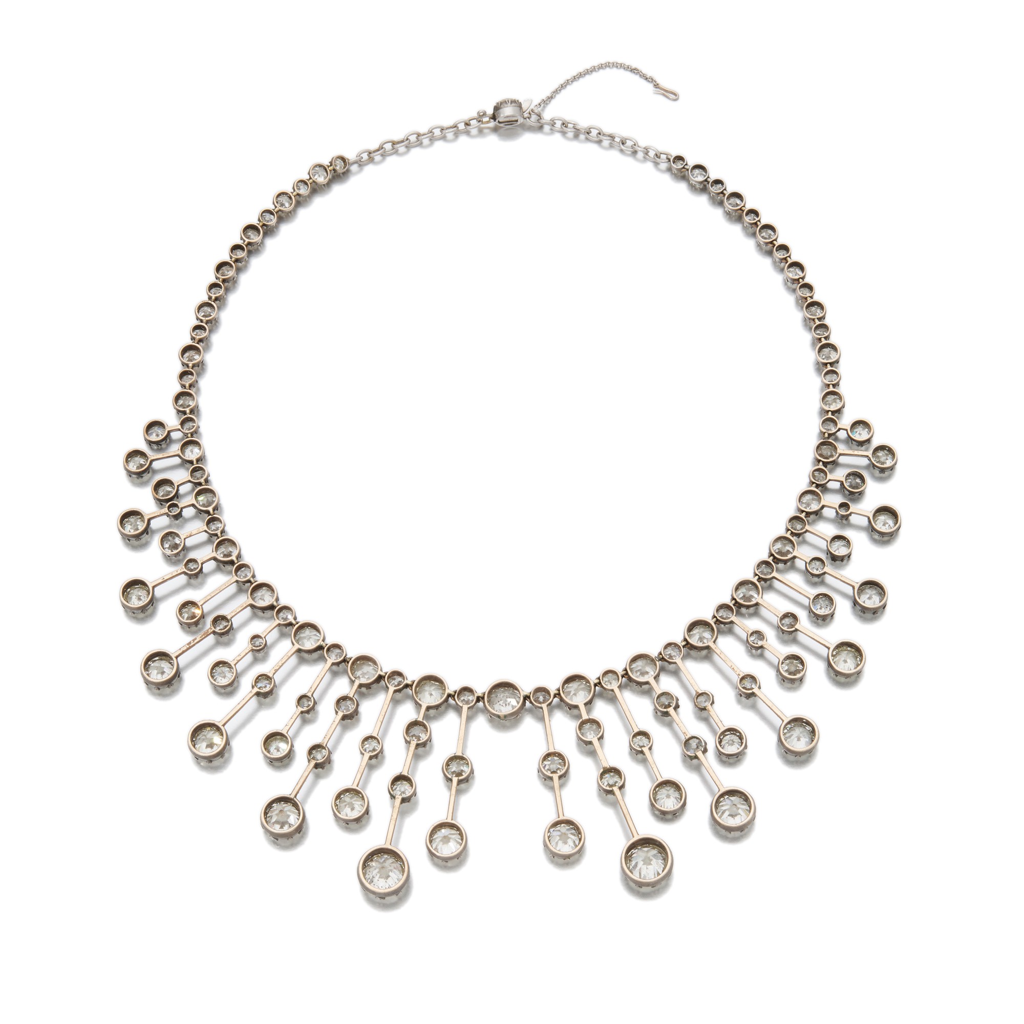 Diamond fringe necklace/tiara (Collana/tiara in diamanti) | Fine Jewels ...