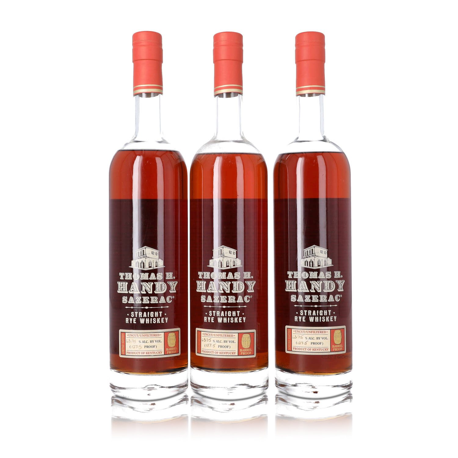 Thomas H. Handy Rye 2008 Release 127.5 proof 2002 (3 BT75) | Whisky ...