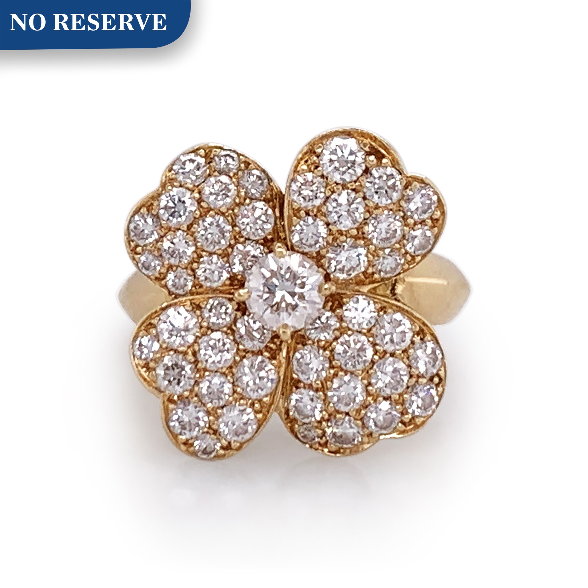 Van Cleef & Arpels | Gold and Diamond 'Cosmos' Ring, France | Spring ...